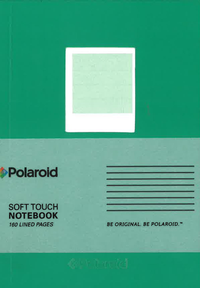 Polaroid: Soft Touch Notebook (Turquoise) – BookXcess