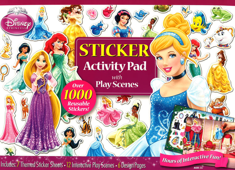 Bendon Disney Princess Ultimate Sticker Activity Pad – BookXcess