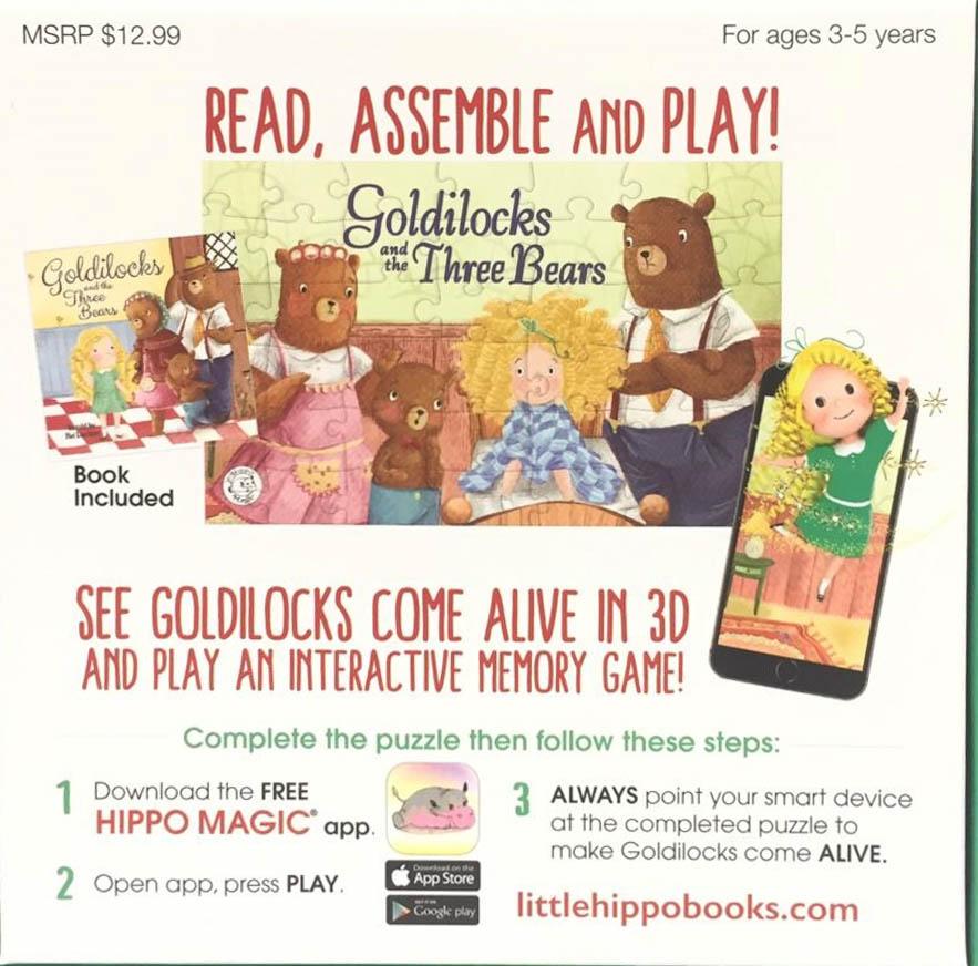 Goldilocks: Come-To-Life Puzzle And Storybook – BookXcess