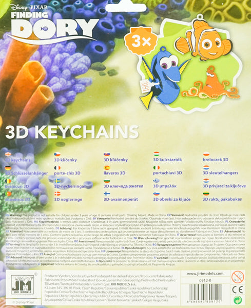 Finding Dory: 3D Keychains – BookXcess