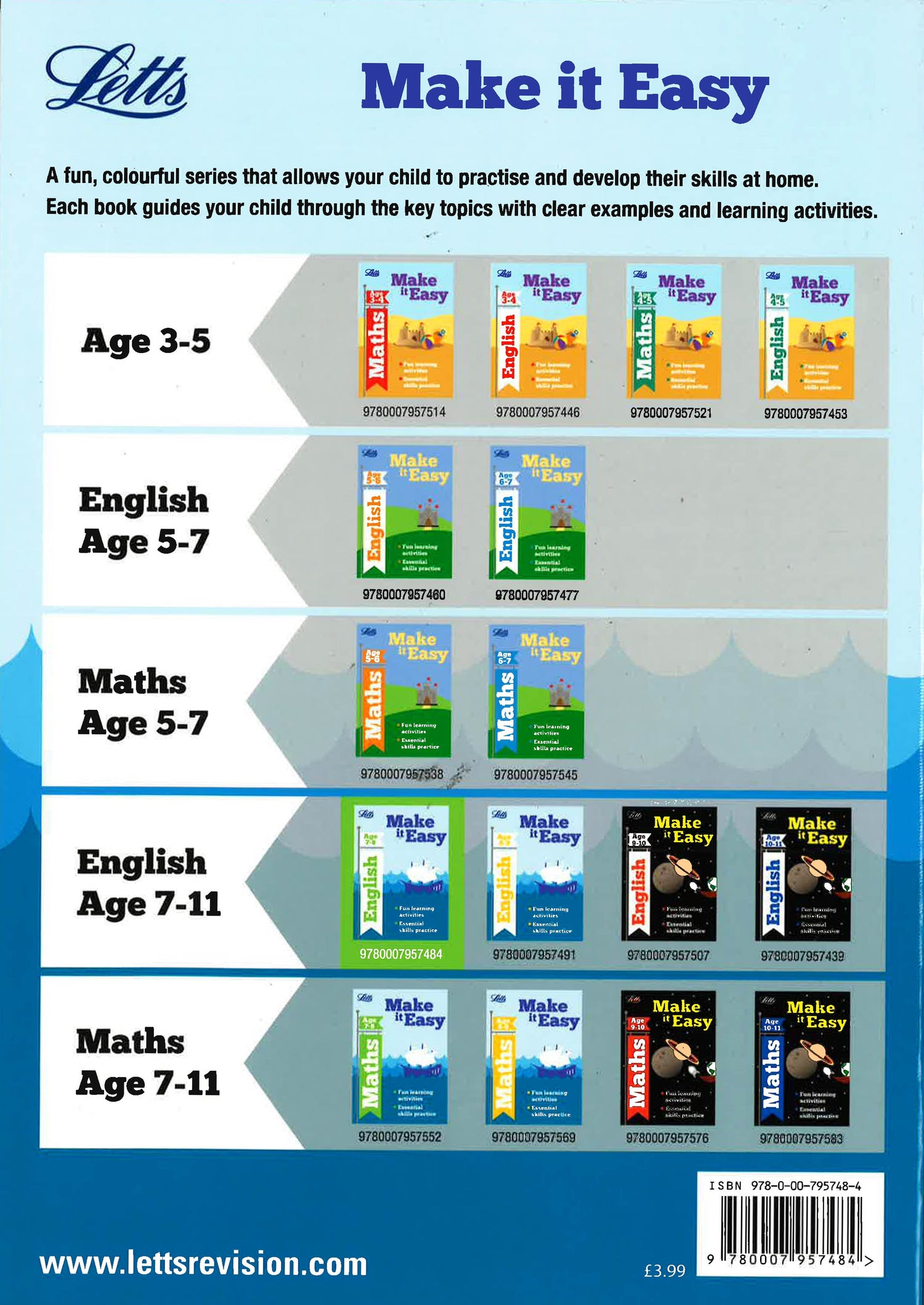 Letts: Make It Easy English (Age 7-8) – BookXcess