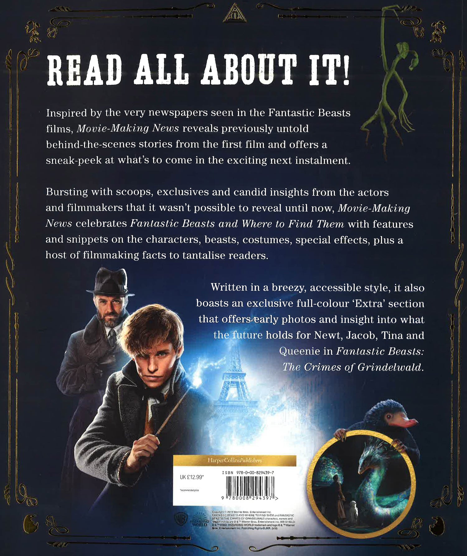 Fantastic Beasts And Where To Find Them: Movie-Making News : The Stori ...