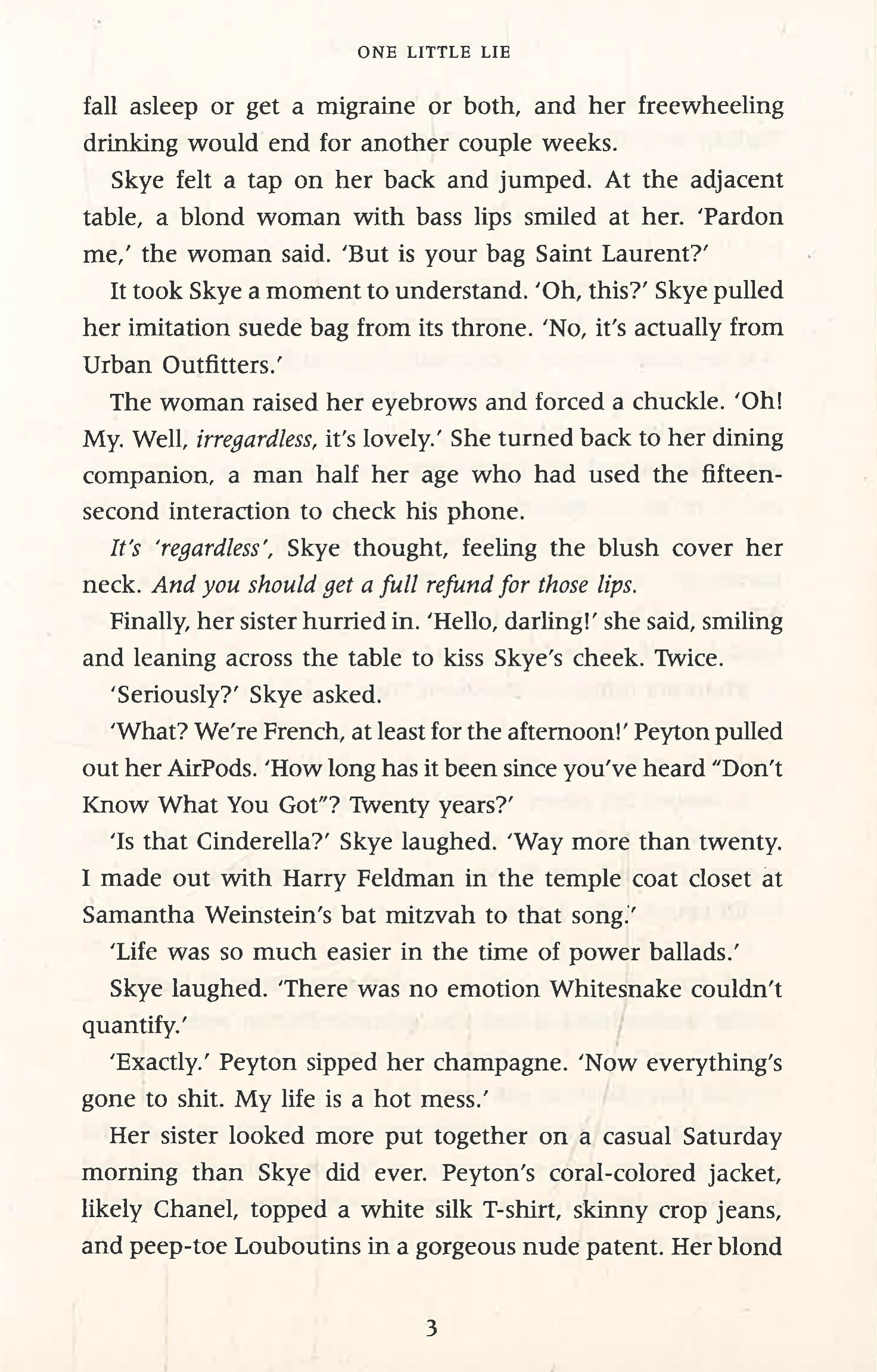 One Little Lie – BookXcess