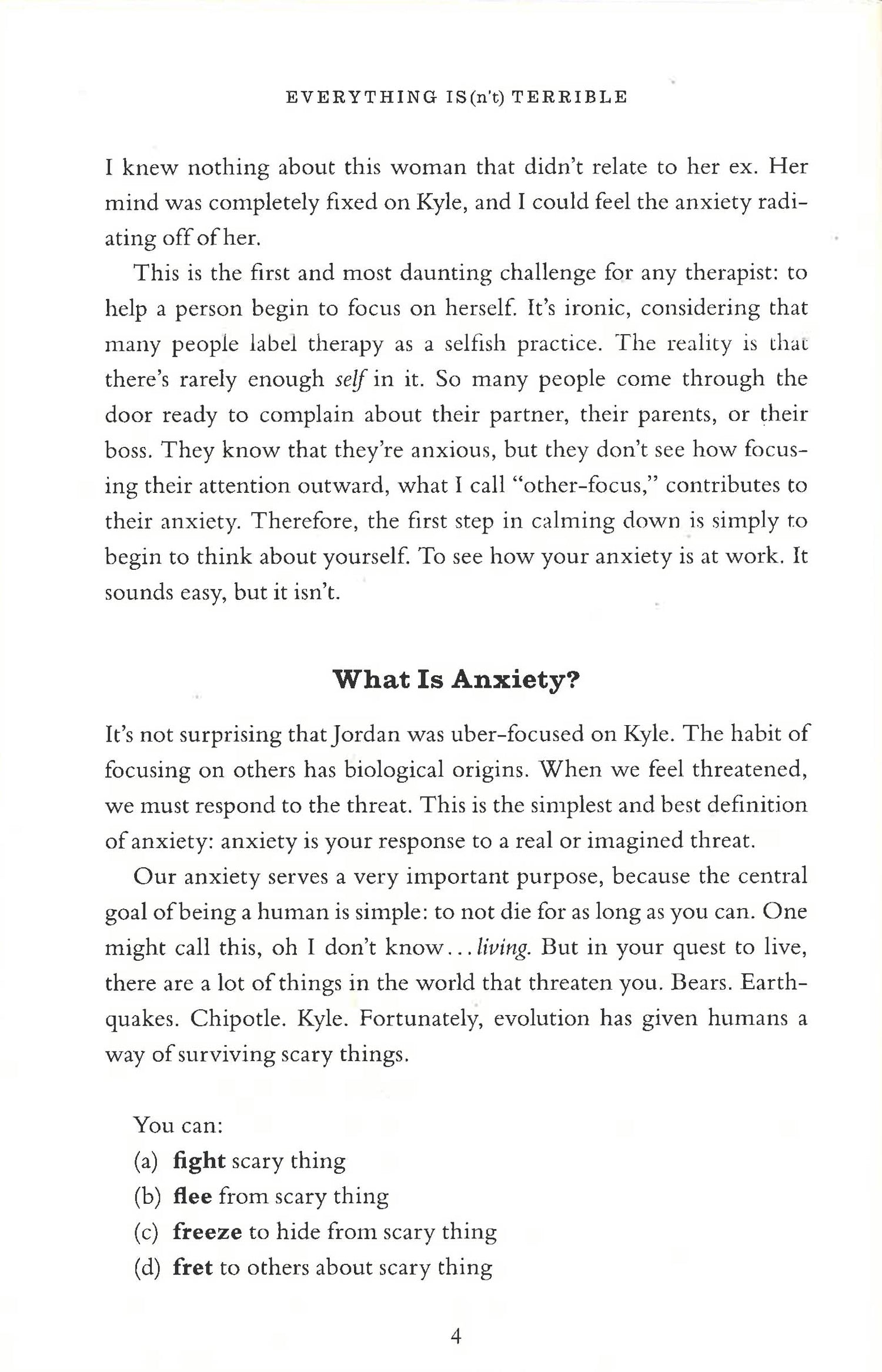 Everything Isn't Terrible: Conquer Your Insecurities, Interrupt Your A – BookXcess