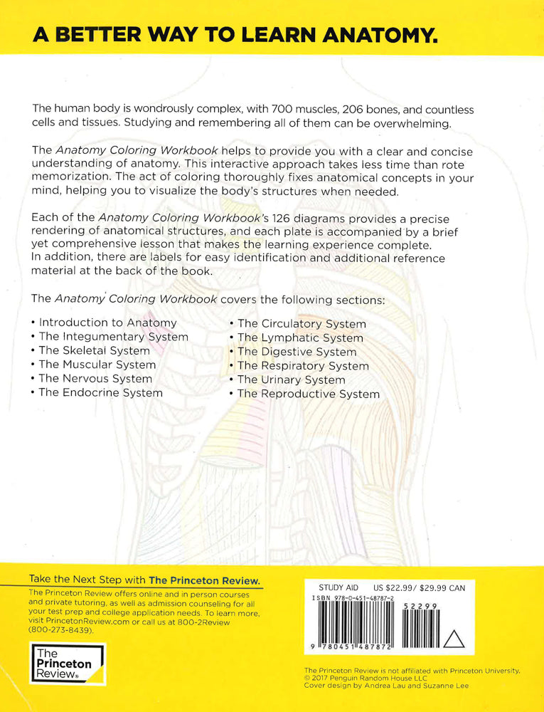 Anatomy Coloring Workbook, 4Th Edition: An Easier And Better Way To Le ...