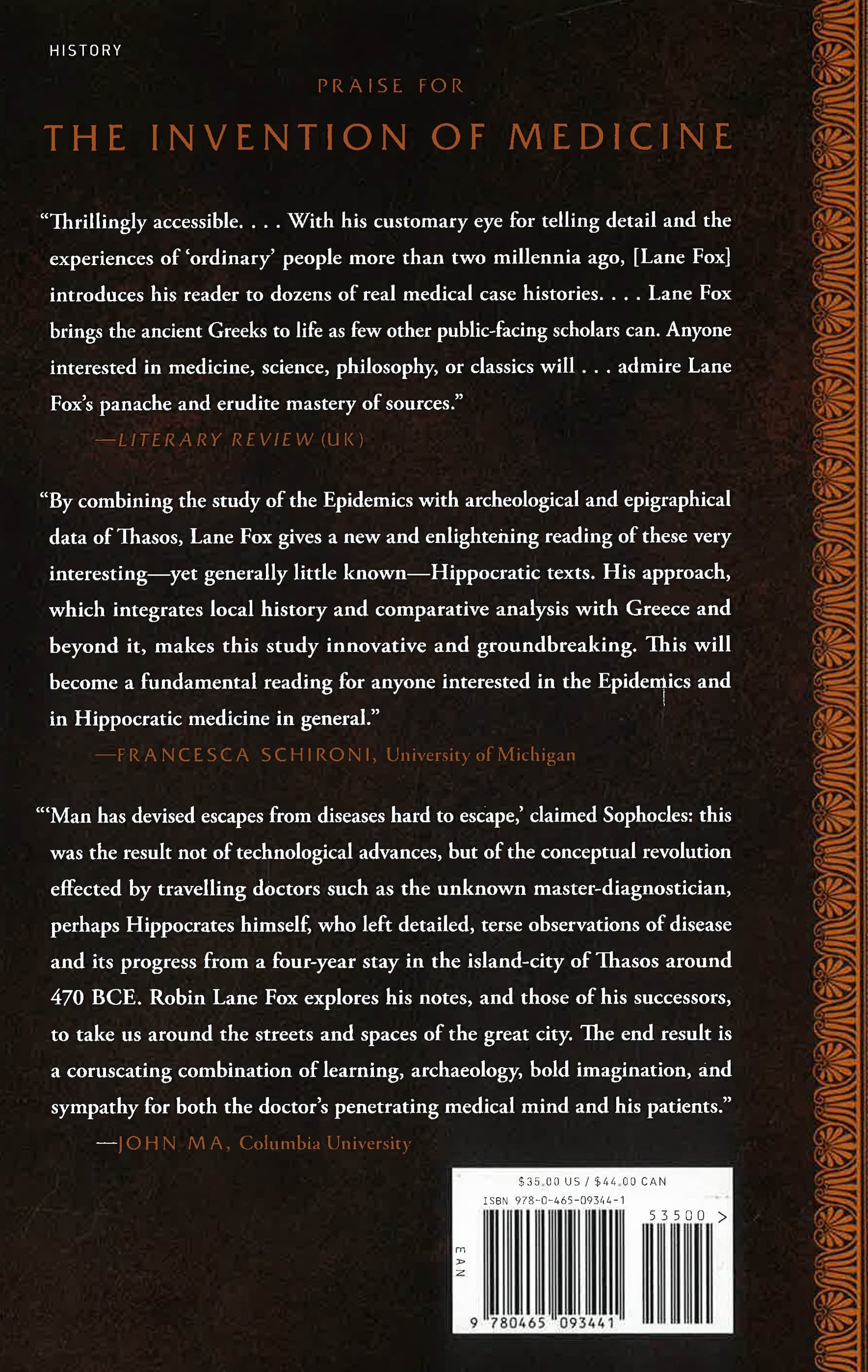 The Invention Of Medicine: From Homer To Hippocrates – BookXcess