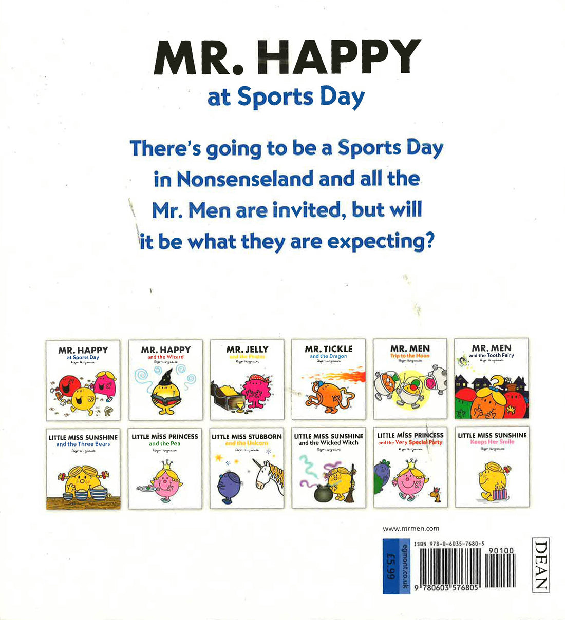 Mr Men Sports Day – BookXcess