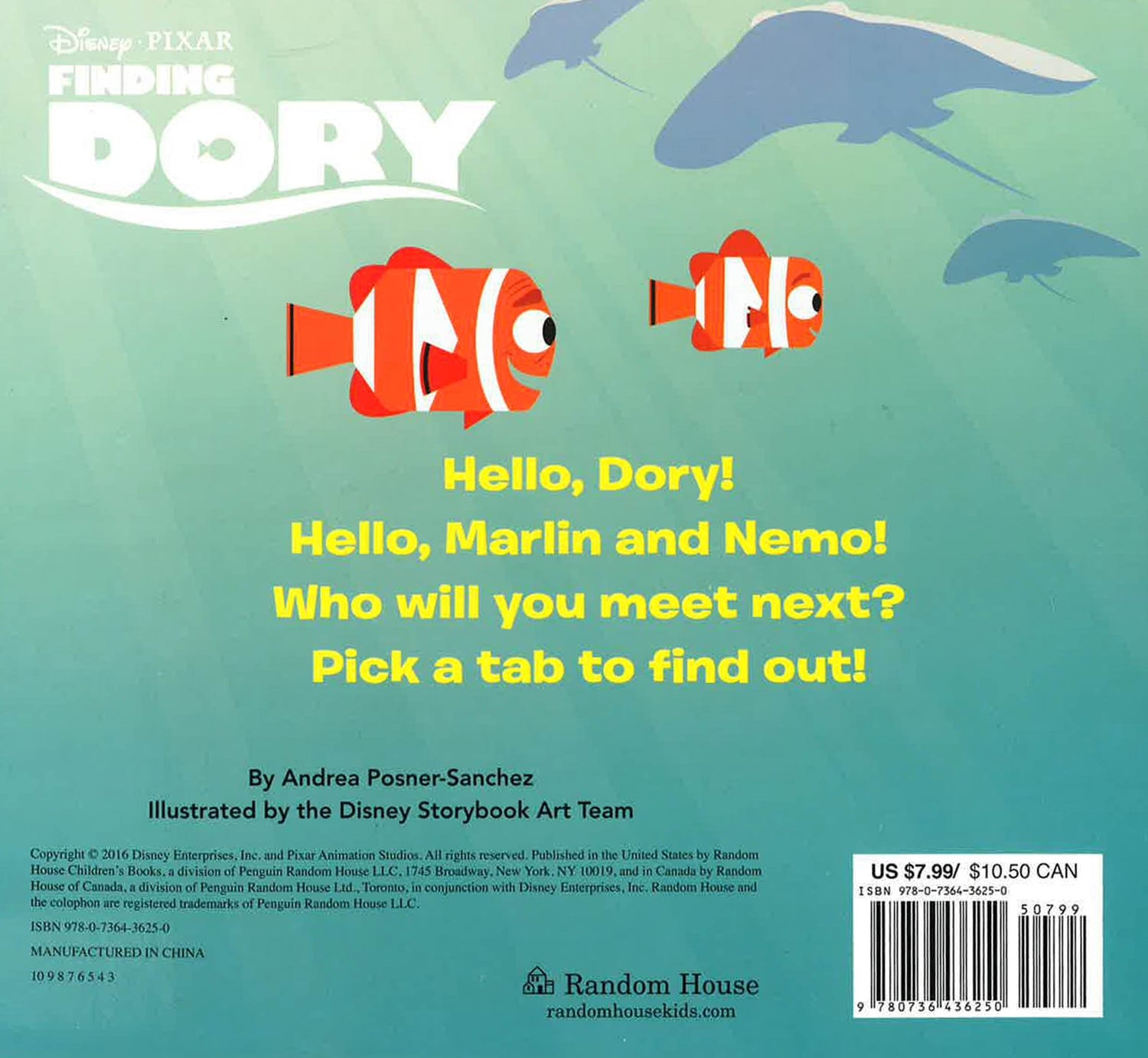 Disney Pixar Finding Dory: Hello, Dory! – BookXcess