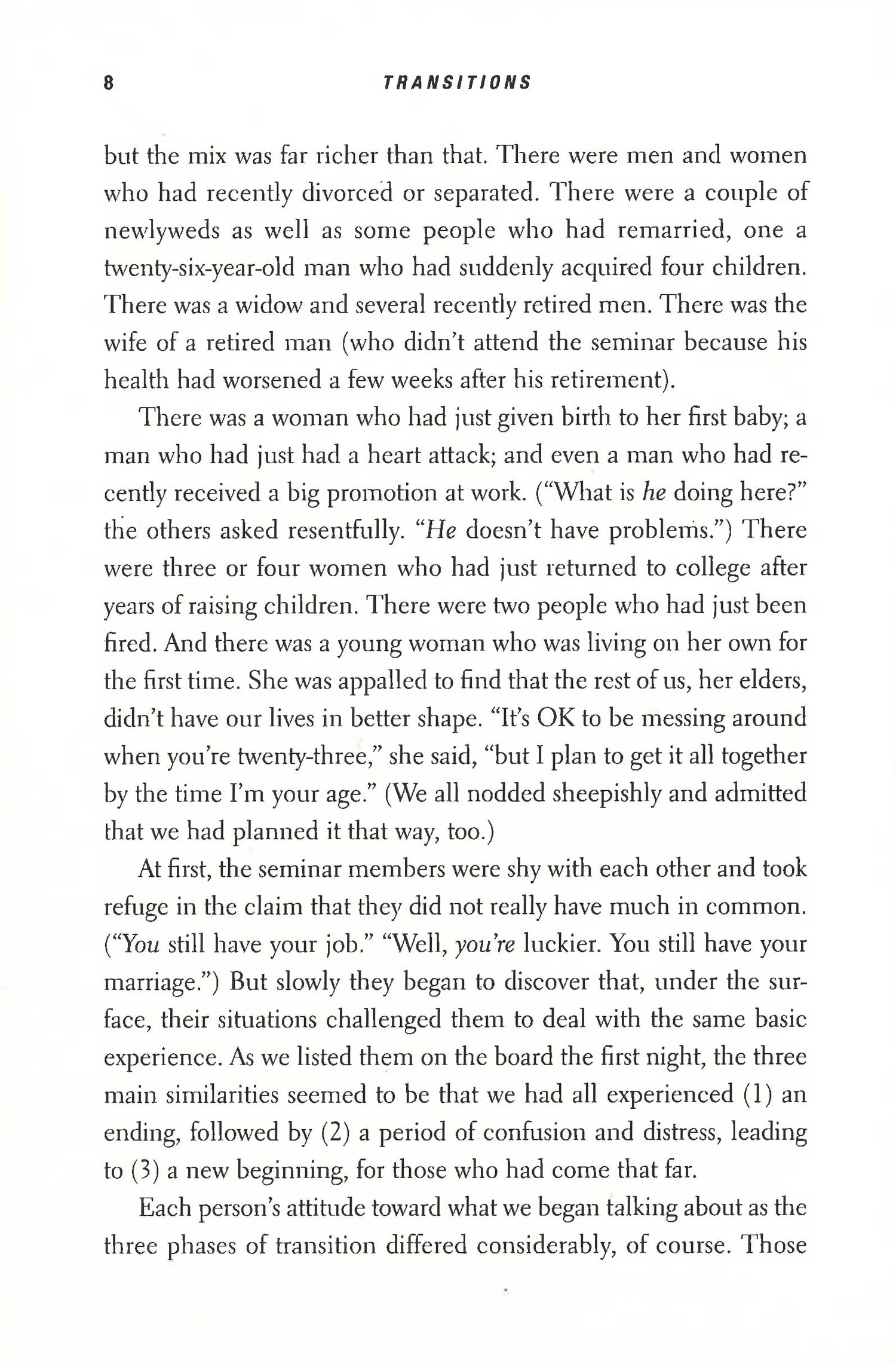 Transitions: Making Sense Of Life's Changes – BookXcess