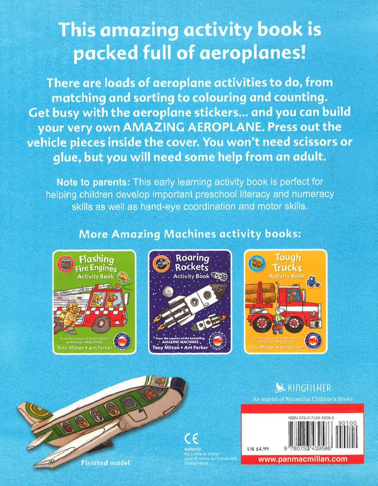 Amazing Machines: Amazing Aeroplanes Activity Book – BookXcess