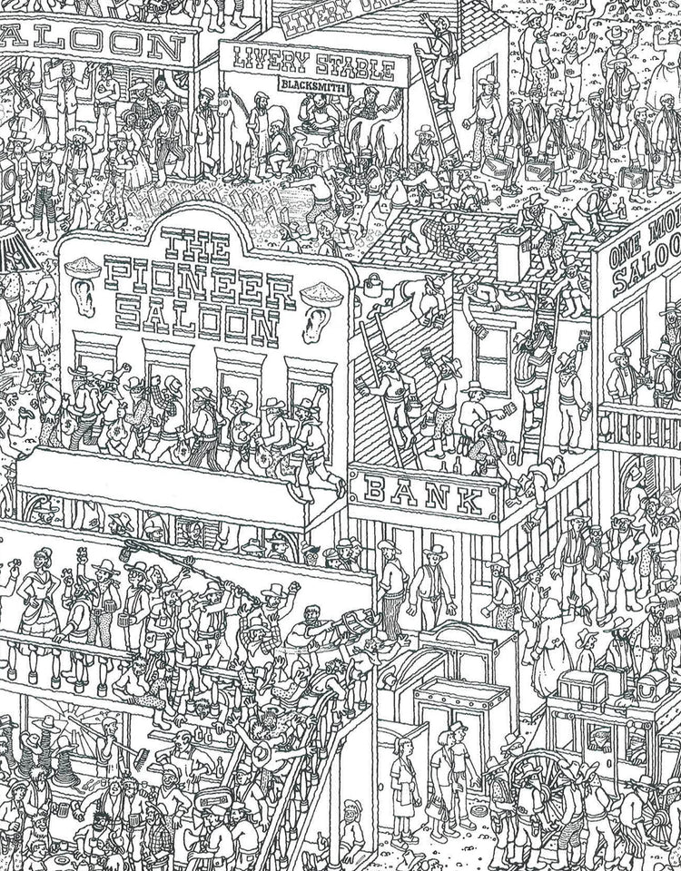 Where's Waldo Coloring Book – BookXcess