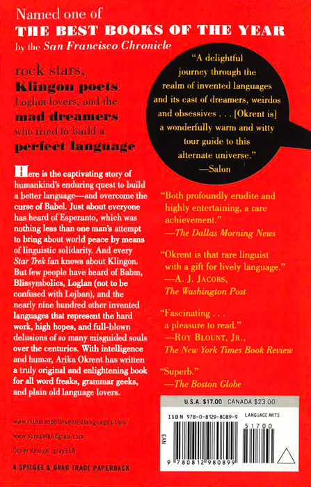 In The Land Of Invented Languages – BookXcess