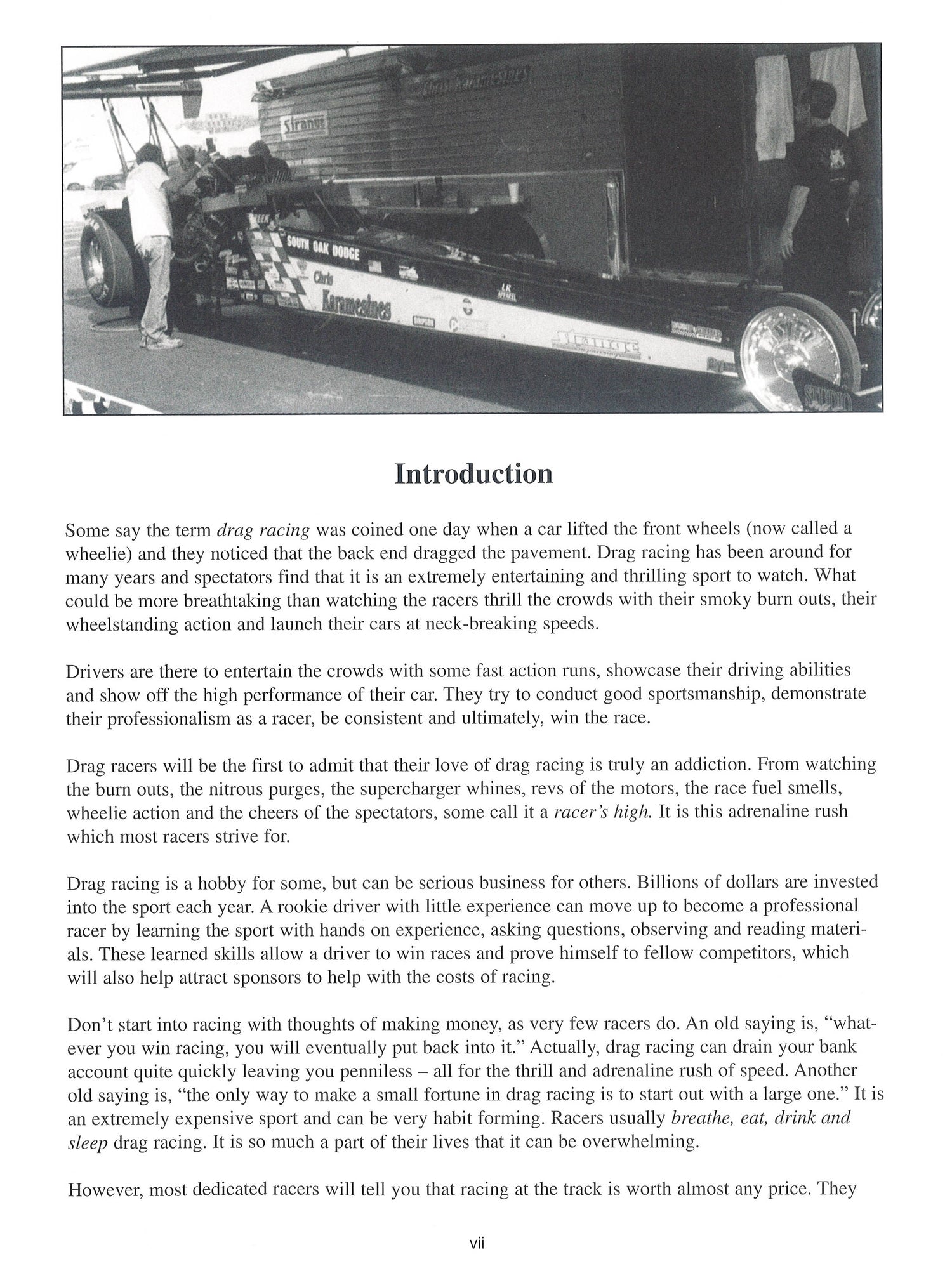 Drag Racing Basics – BookXcess