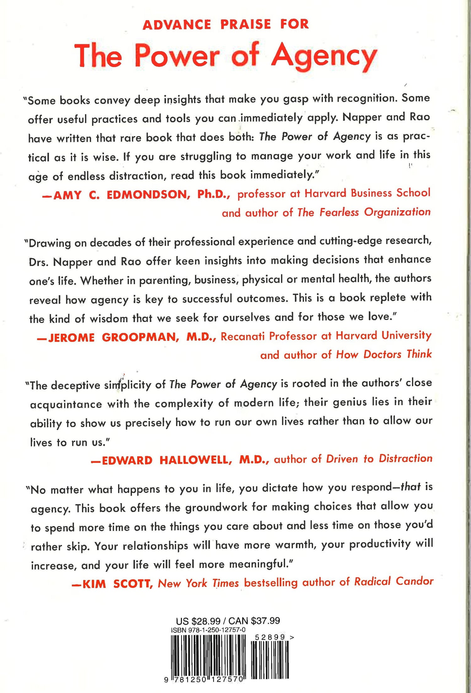 The Power Of Agency: The 7 Principles To Conquer Obstacles, Make Effec ...