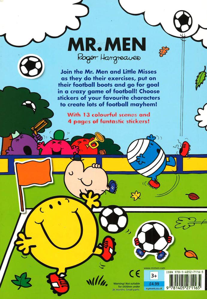 Mr. Men Football Sticker Scene Book – BookXcess