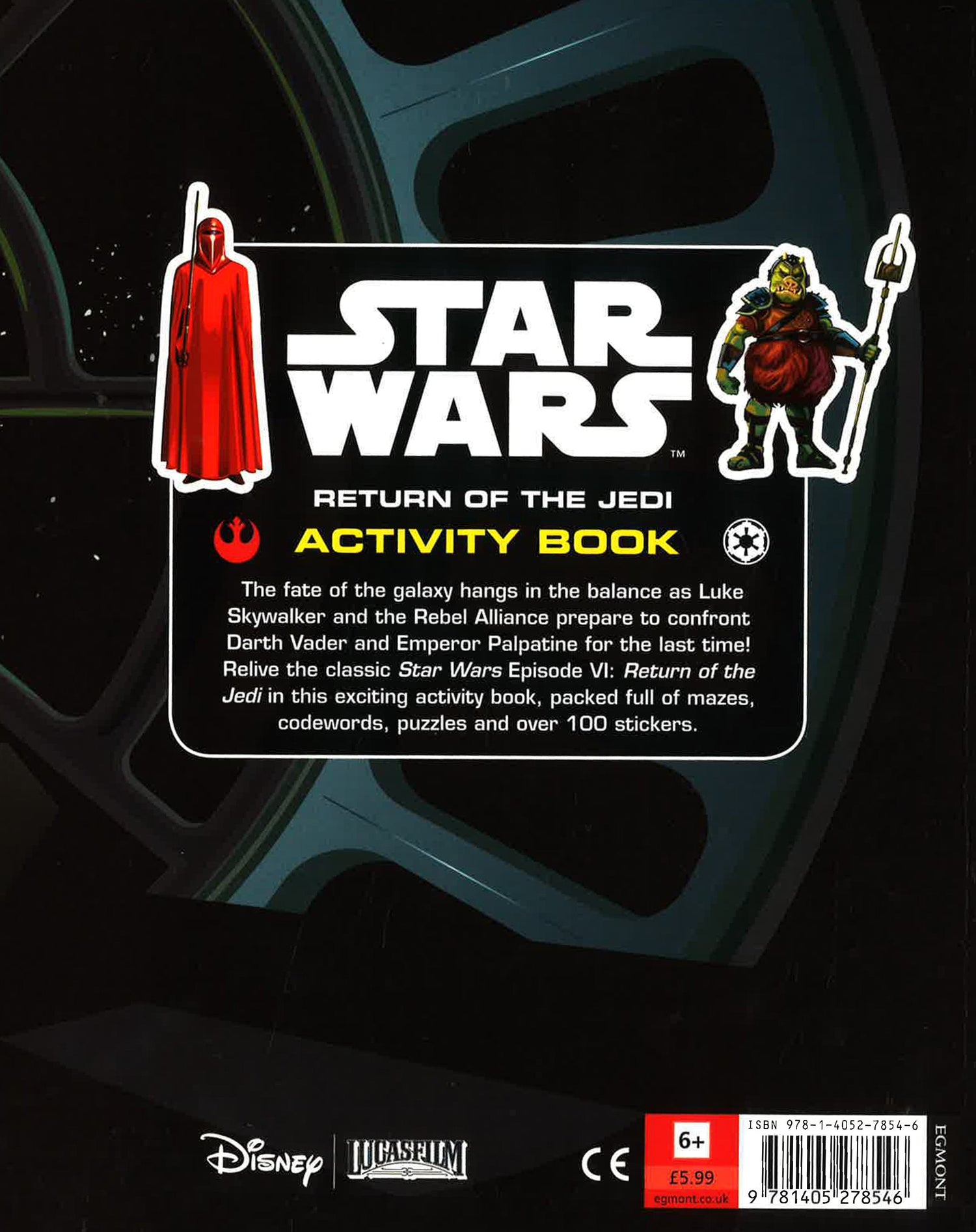 Star Wars Return Of The Jedi Activity Book – BookXcess