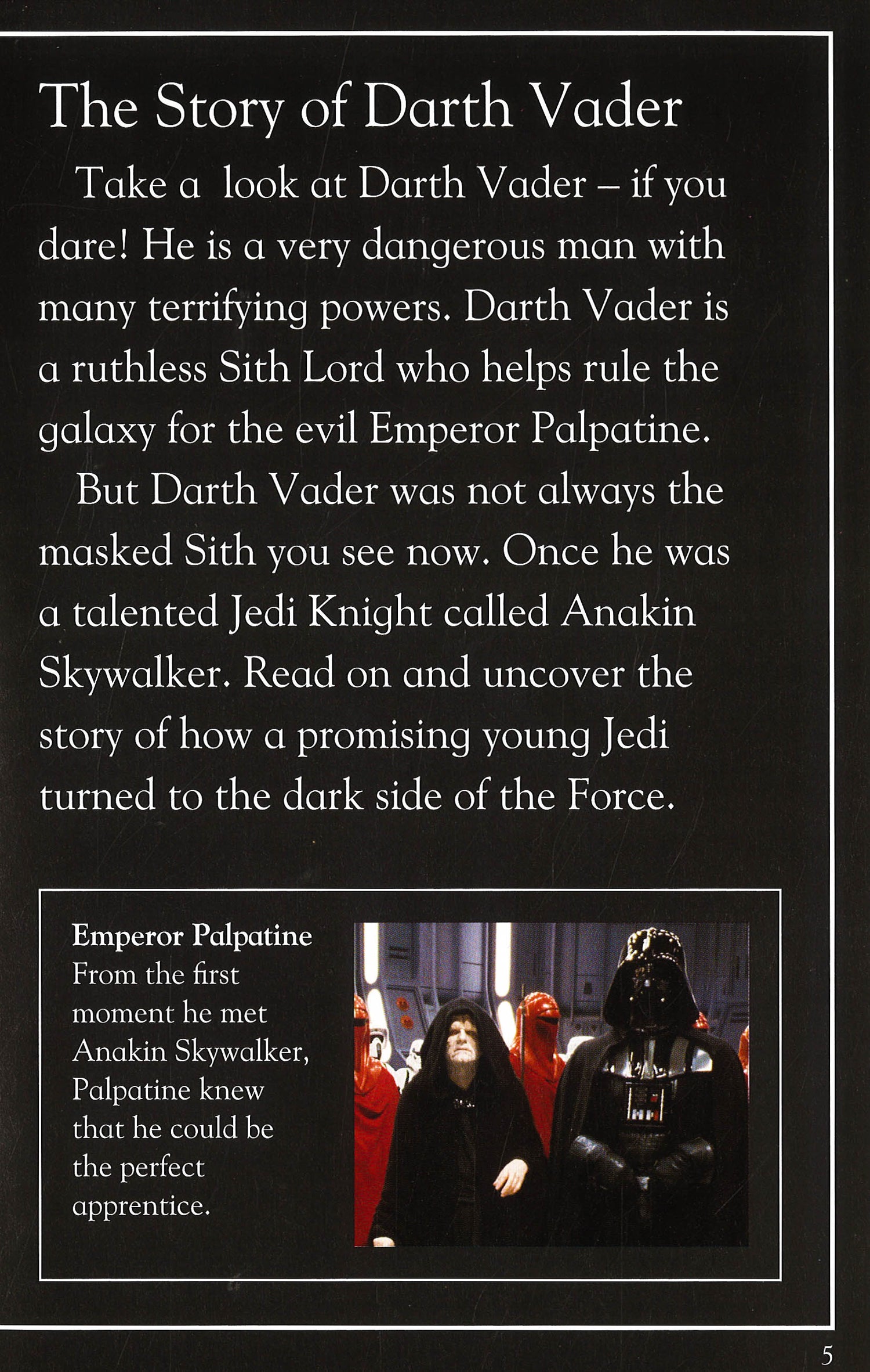 (Bundle 3 @ RM20) Dk Readers: Star Wars- Story Of Darth Vader – BookXcess