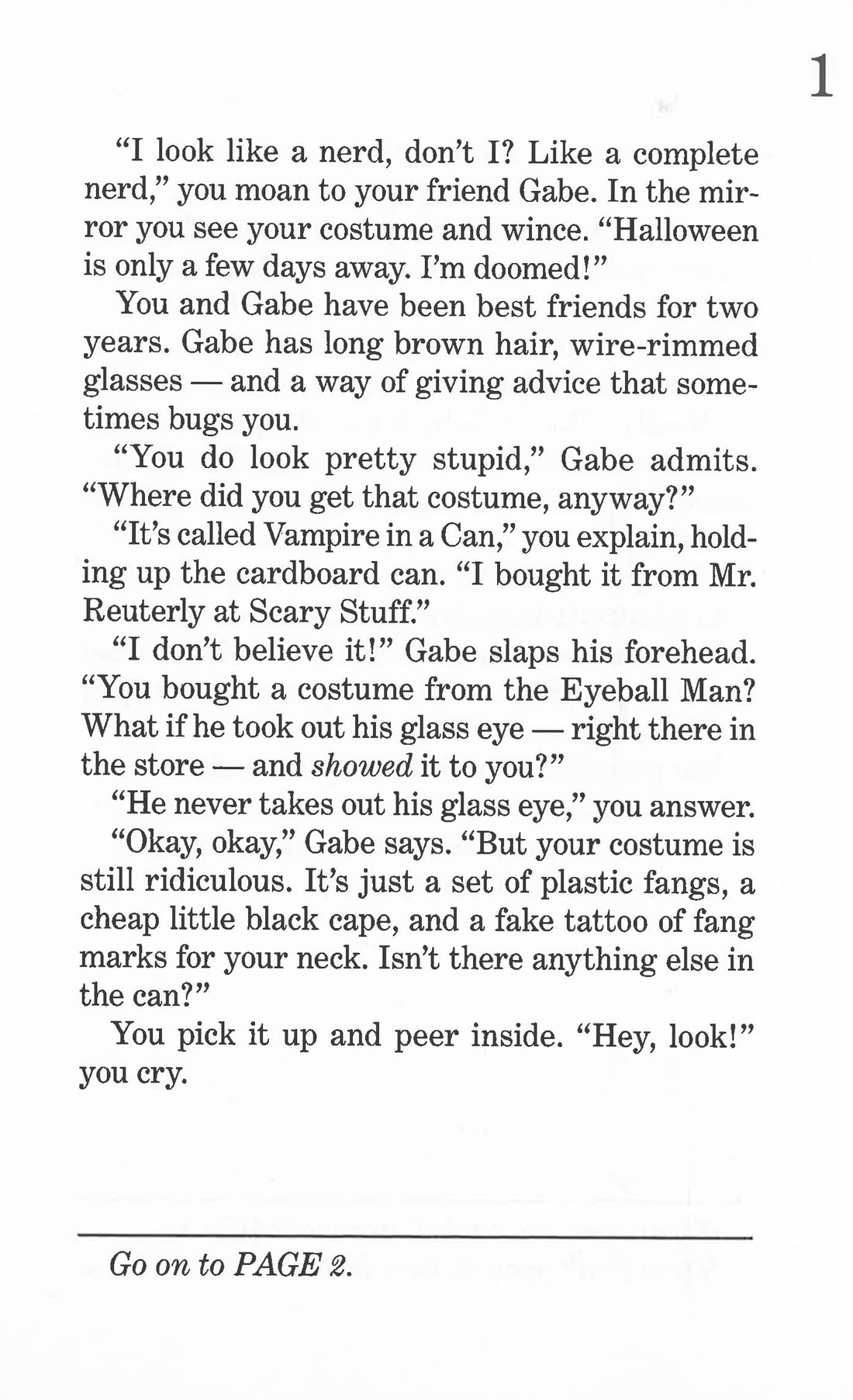 Goosebumps: Please Don't Feed The Vampire! – BookXcess