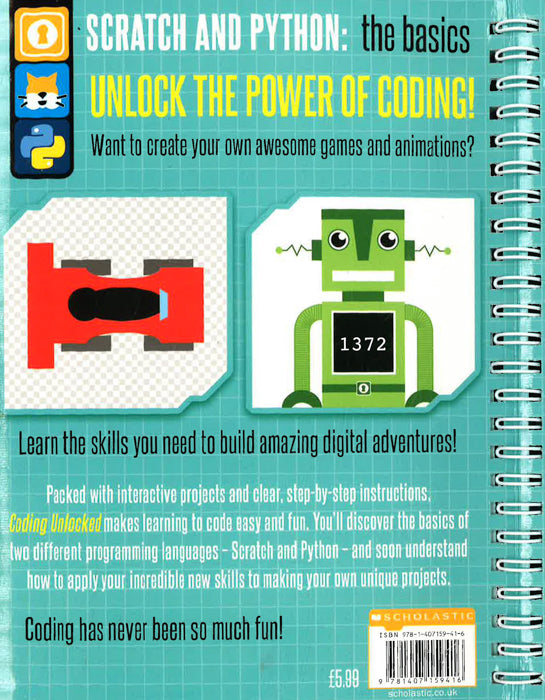 Coding Unlocked - Scratch And Python: The Basics – BookXcess