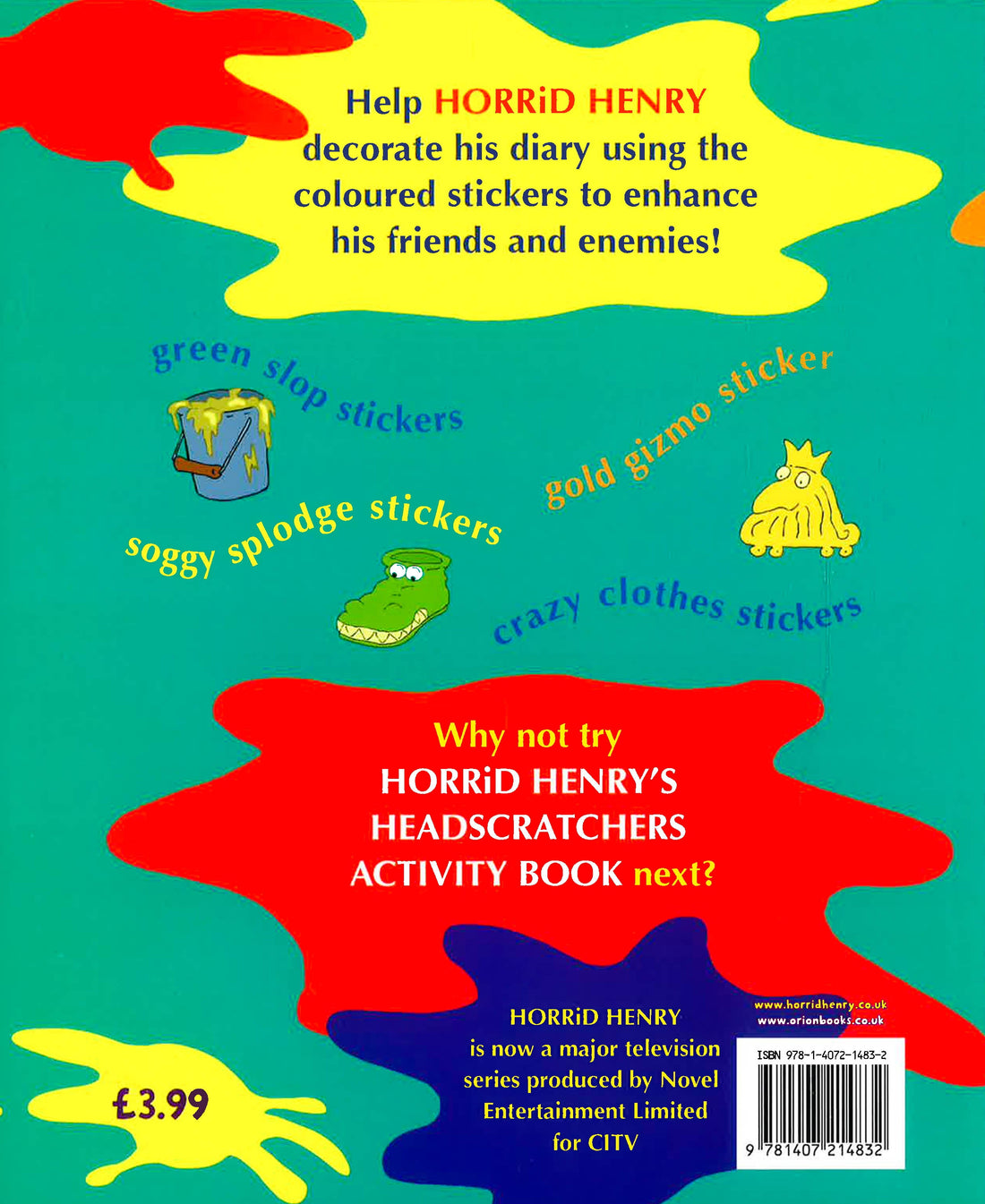 Horrid Henry's: Sticker Story Book – BookXcess