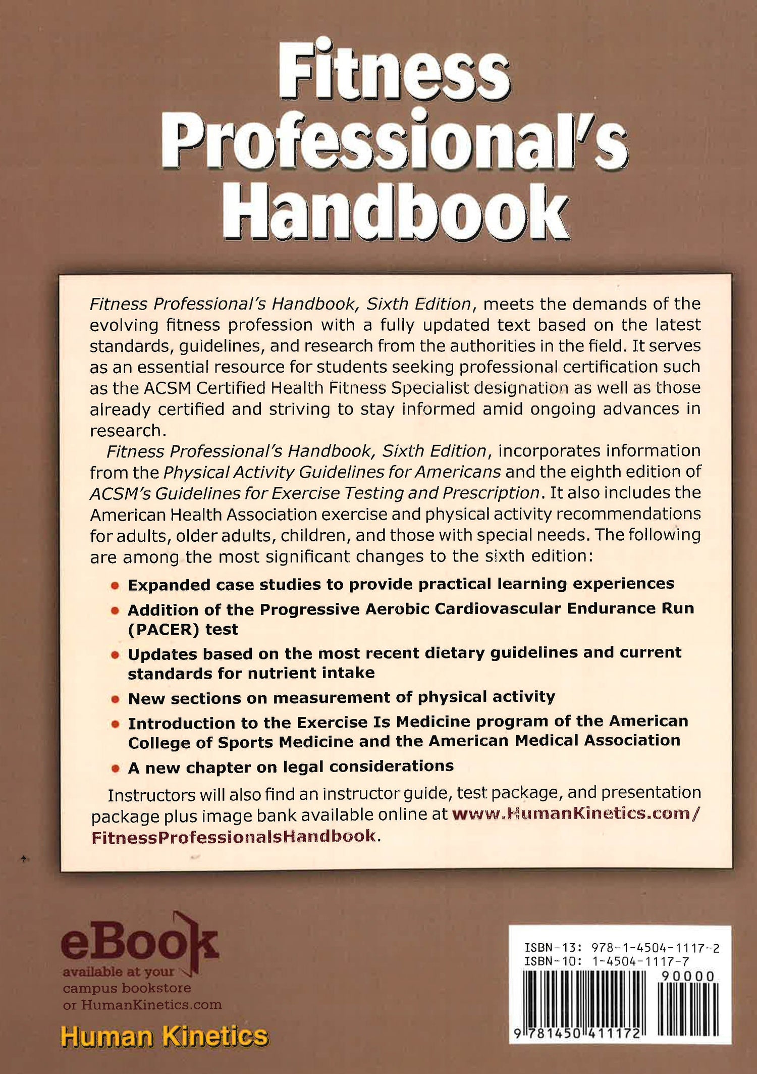 Fitness Professional's Handbook – BookXcess