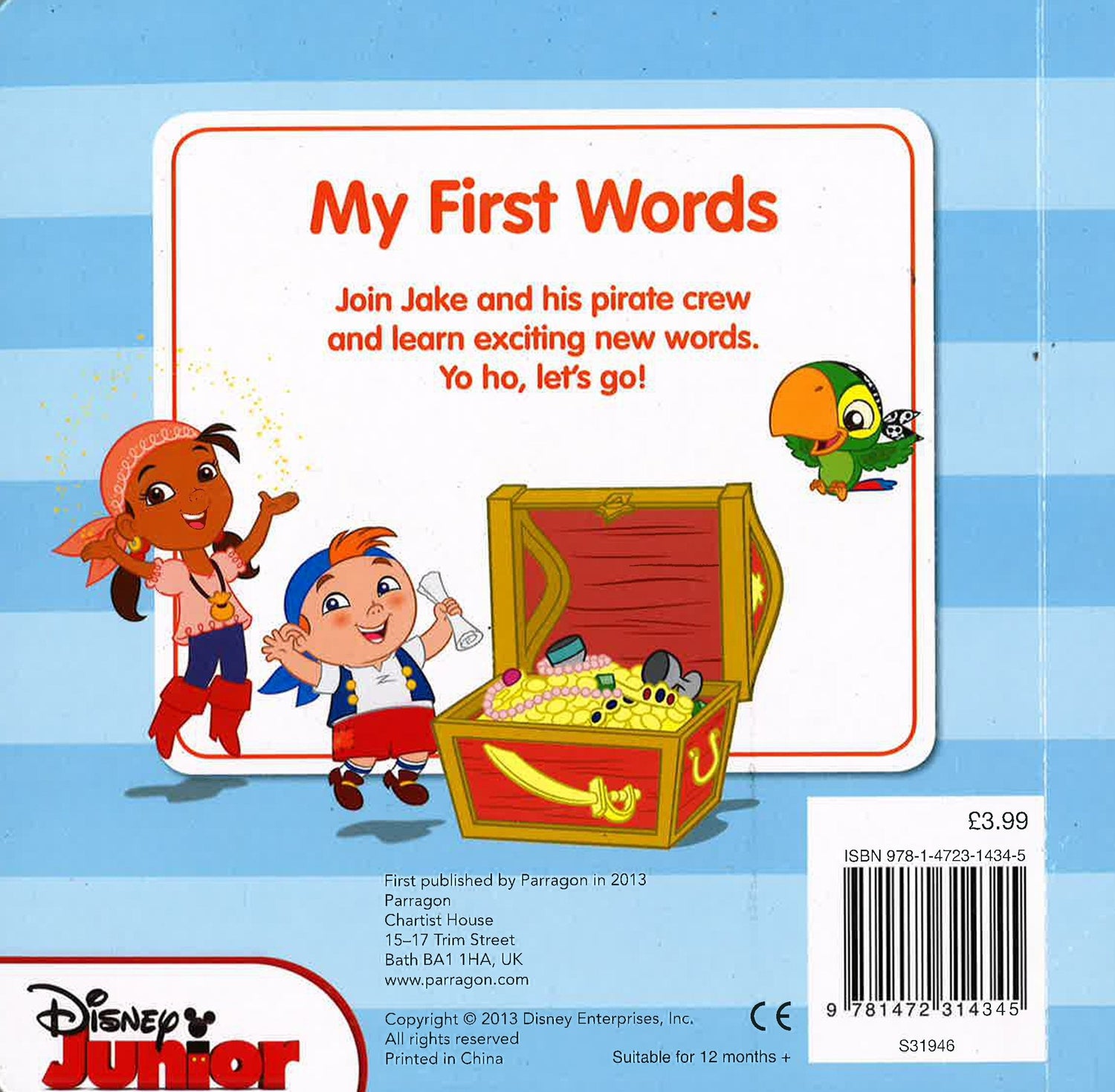 Disney Jake & The Neverland Pirates: My First Words – BookXcess