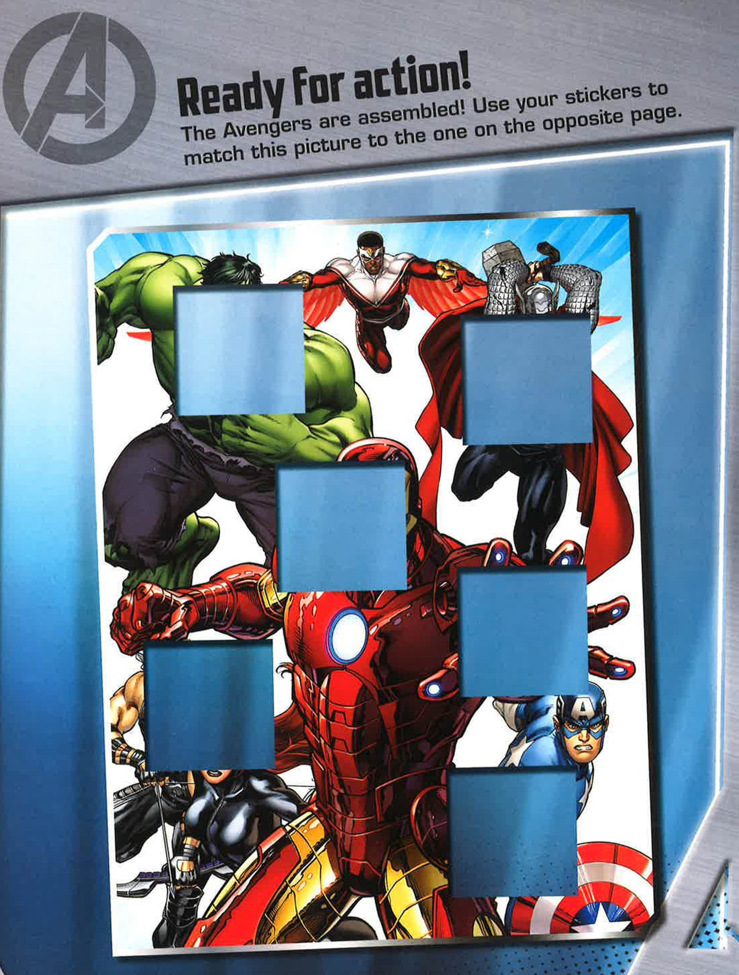 Marvel Avengers: Sticker Play – BookXcess
