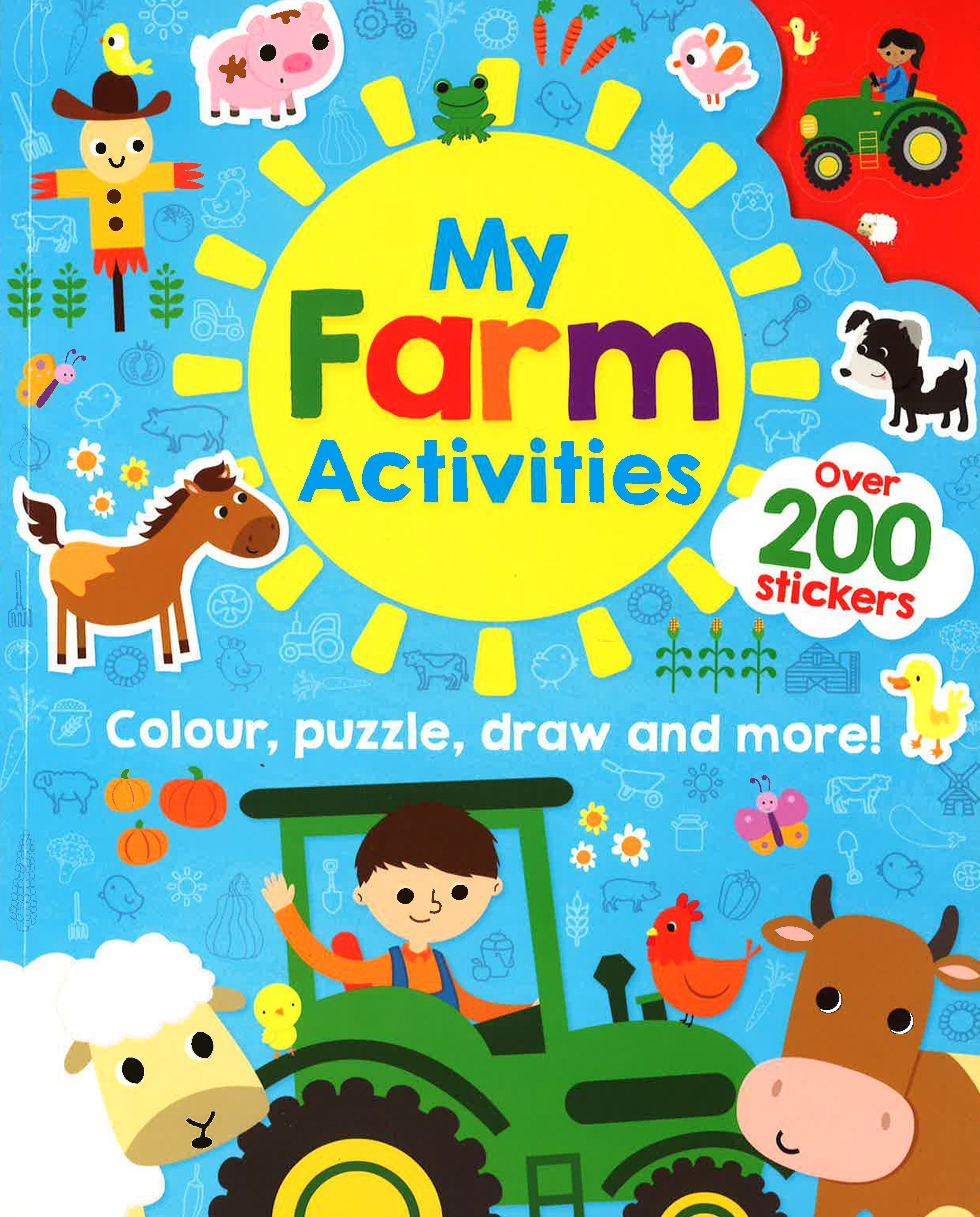 My Farm Activities: Colour, Puzzle, Draw And More! – BookXcess