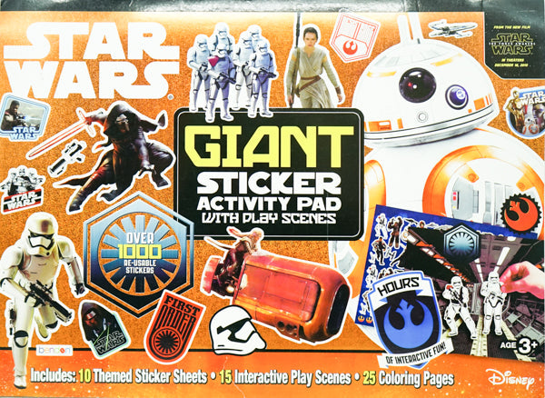 Star Wars Giant Sticker Activity Pad With Play Scenes – BookXcess