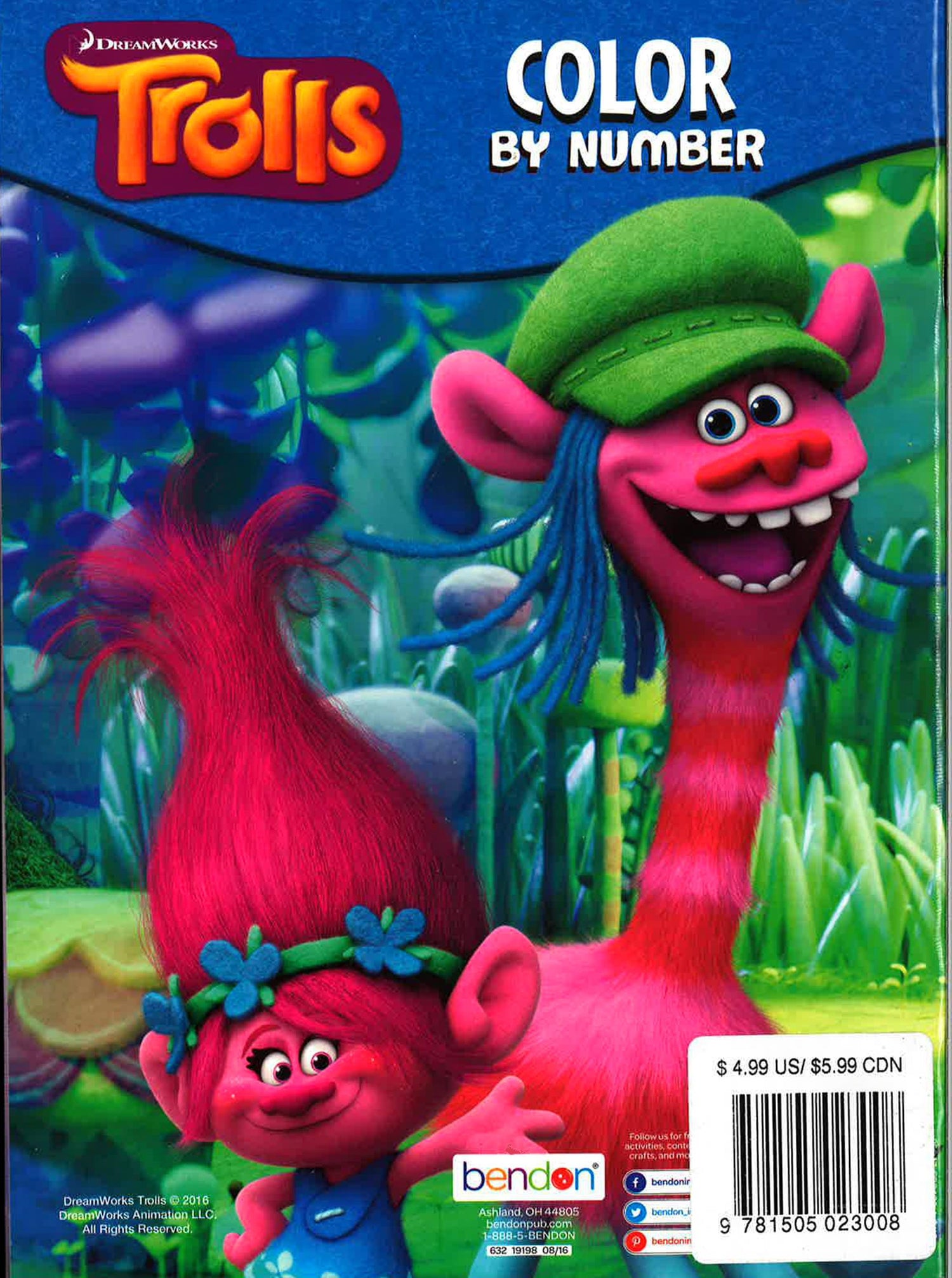 Trolls: Color By Number – BookXcess
