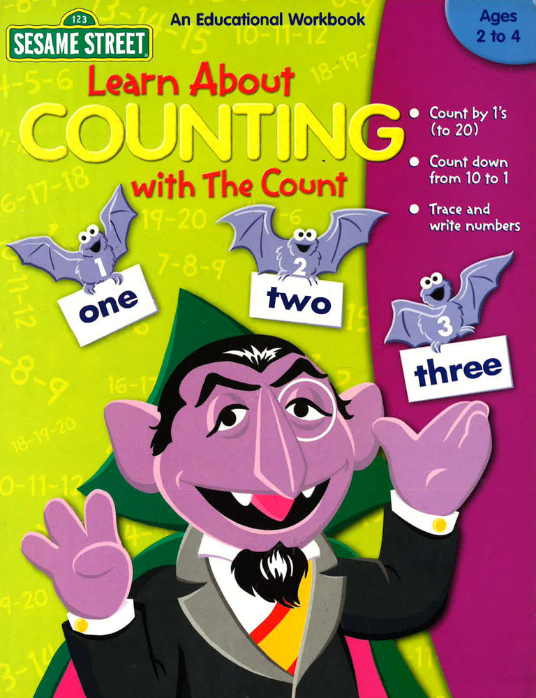 Learn About Counting With The Count (Sesame Street, Educational Workbo ...