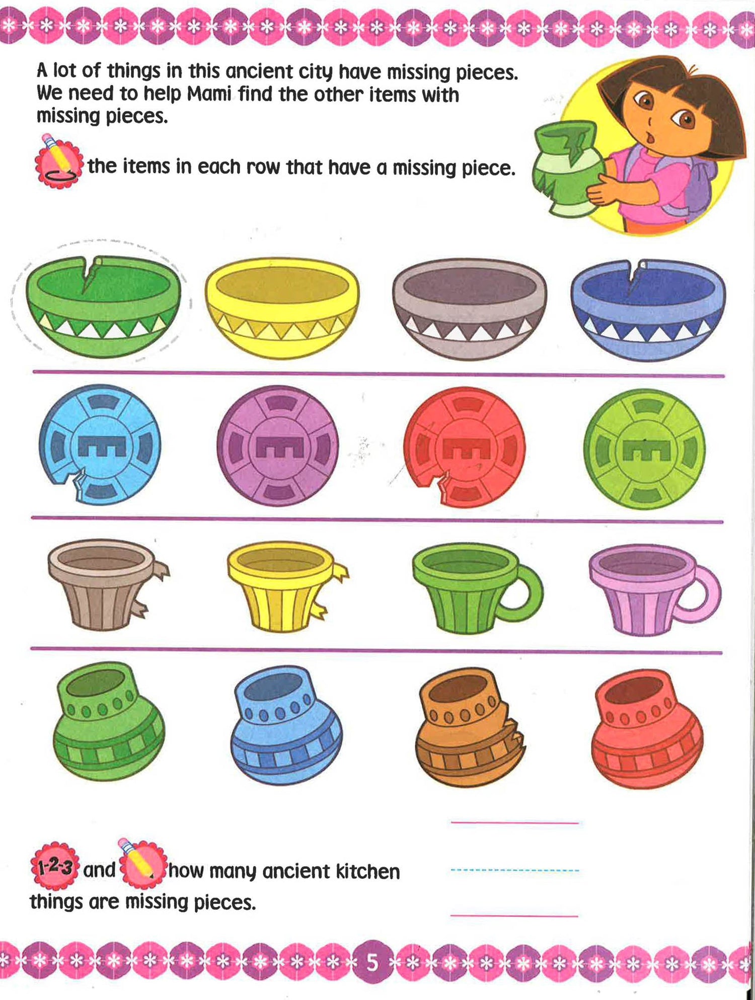 Sort And Compare Workbook (Dora The Explorer, Pre-K) – BookXcess