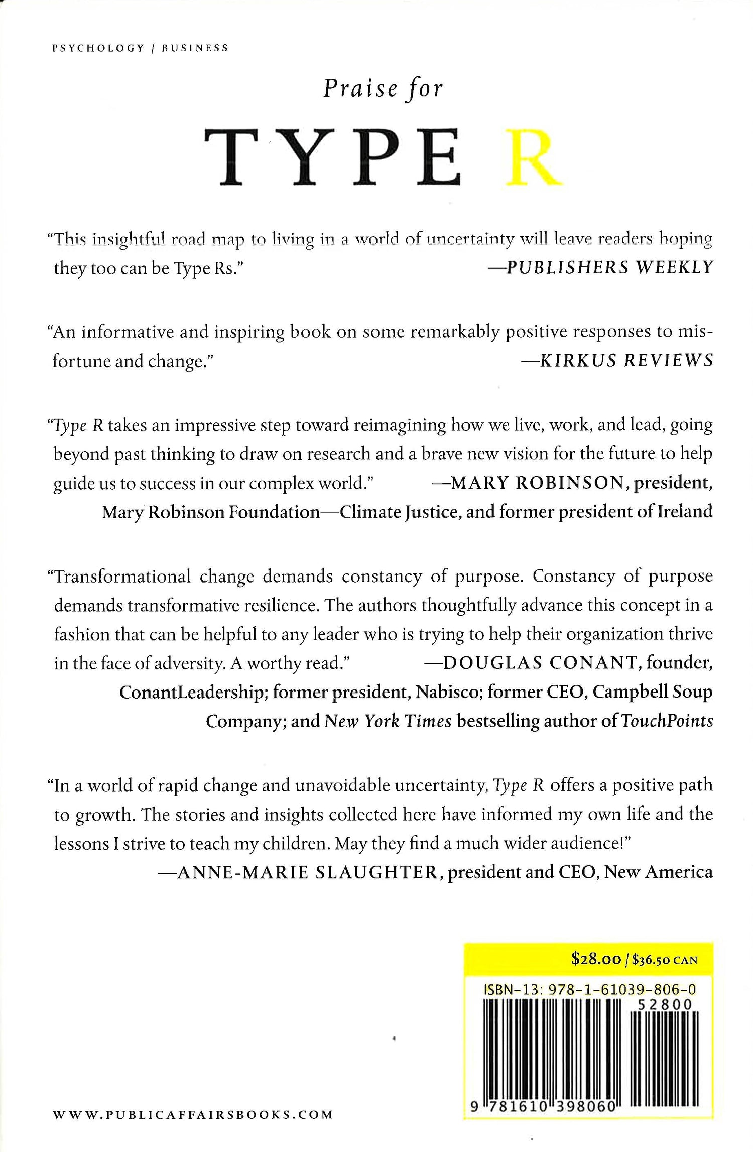 Type R: Transformative Resilience For Thriving In A Turbulent World ...