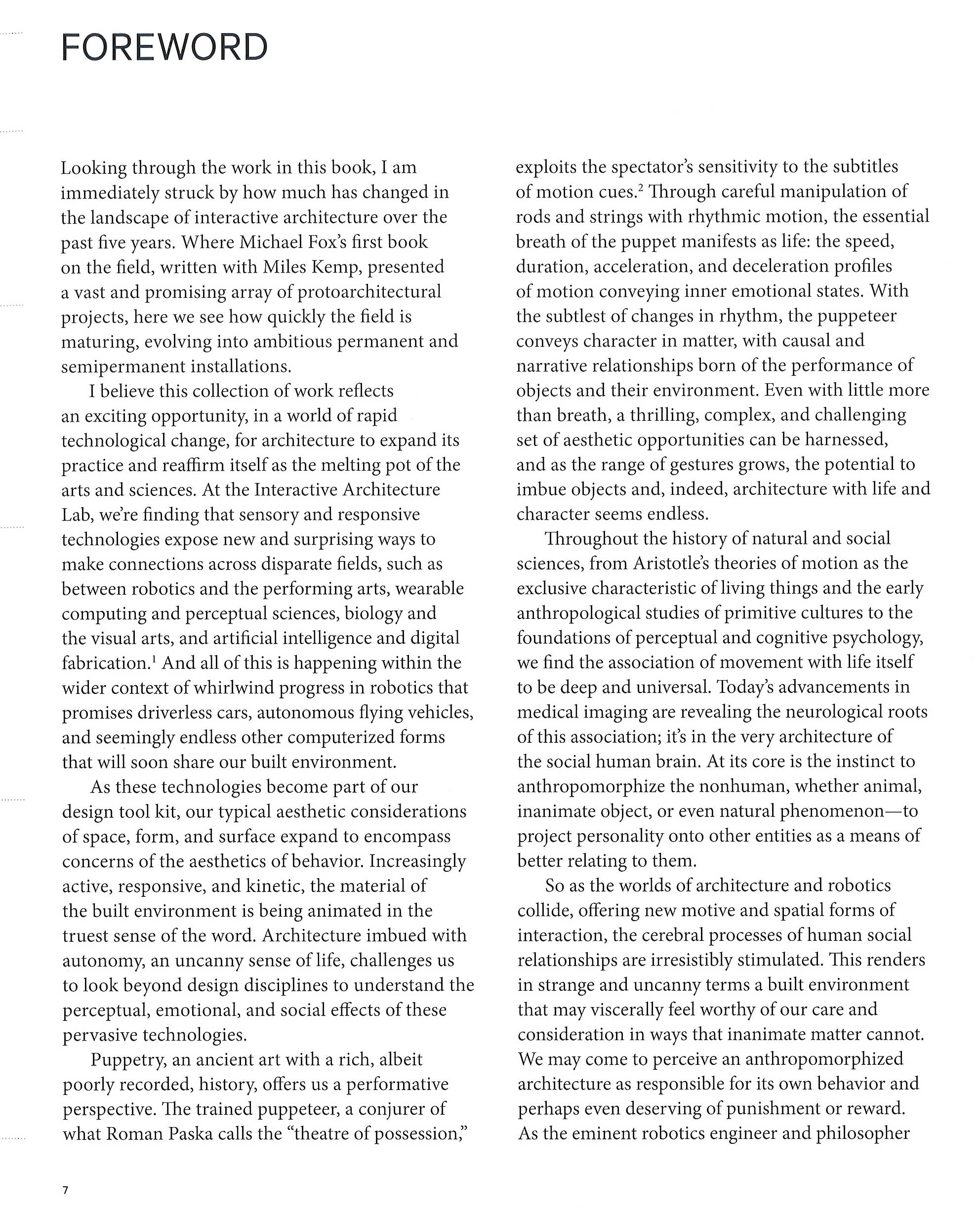 Interactive Architecture: Adaptive World – BookXcess