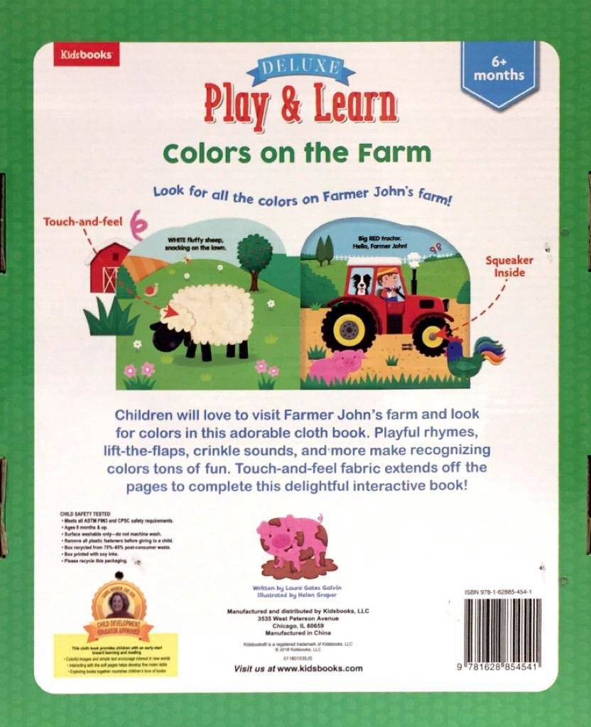 Colors On The Farm (Deluxe Play & Learn) – BookXcess