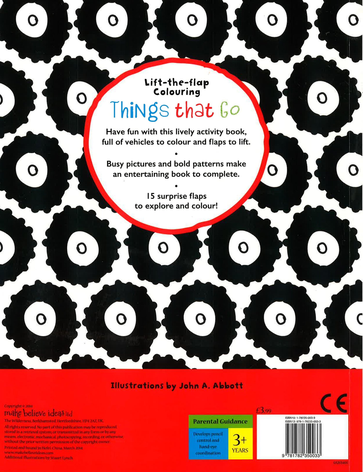 Lift-The-Flap Things That Go Colouring - Make Believe Ideas – BookXcess