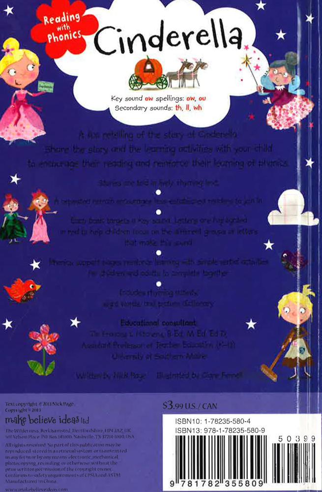 Cinderella (Reading With Phonics) – BookXcess