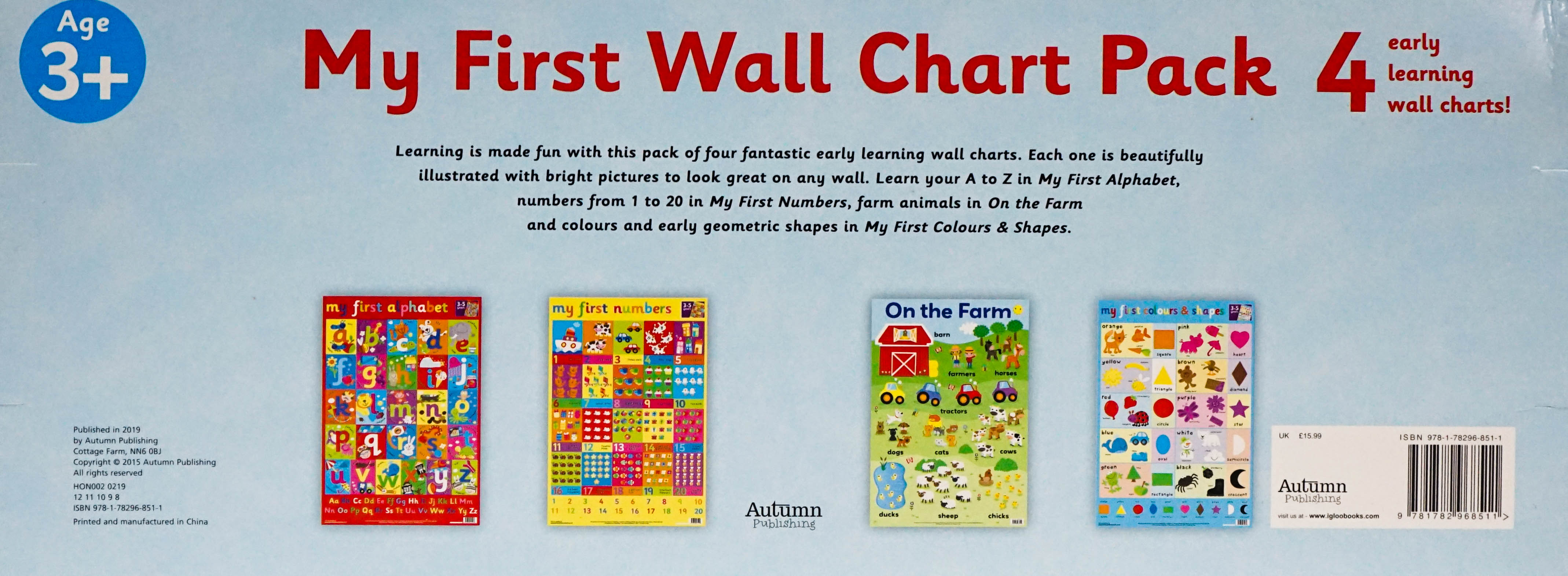 My First Wall Chart Pack – BookXcess