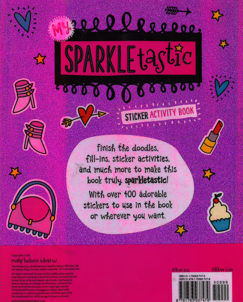 My Sparkletastic Sticker Activity Book – BookXcess