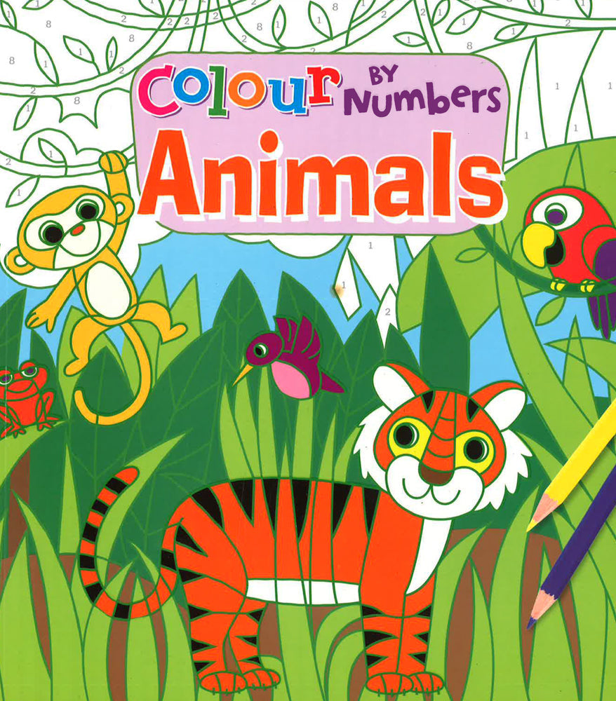 Colour By Numbers - Animals – BookXcess