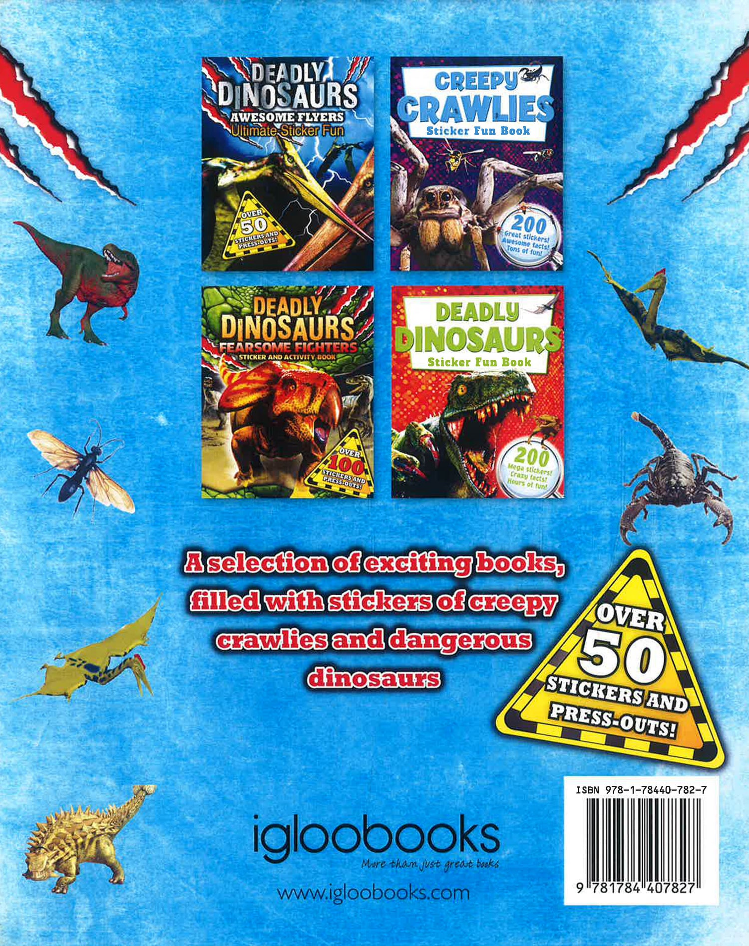 Deadly Dinosaurs Sticker Fun Book – BookXcess