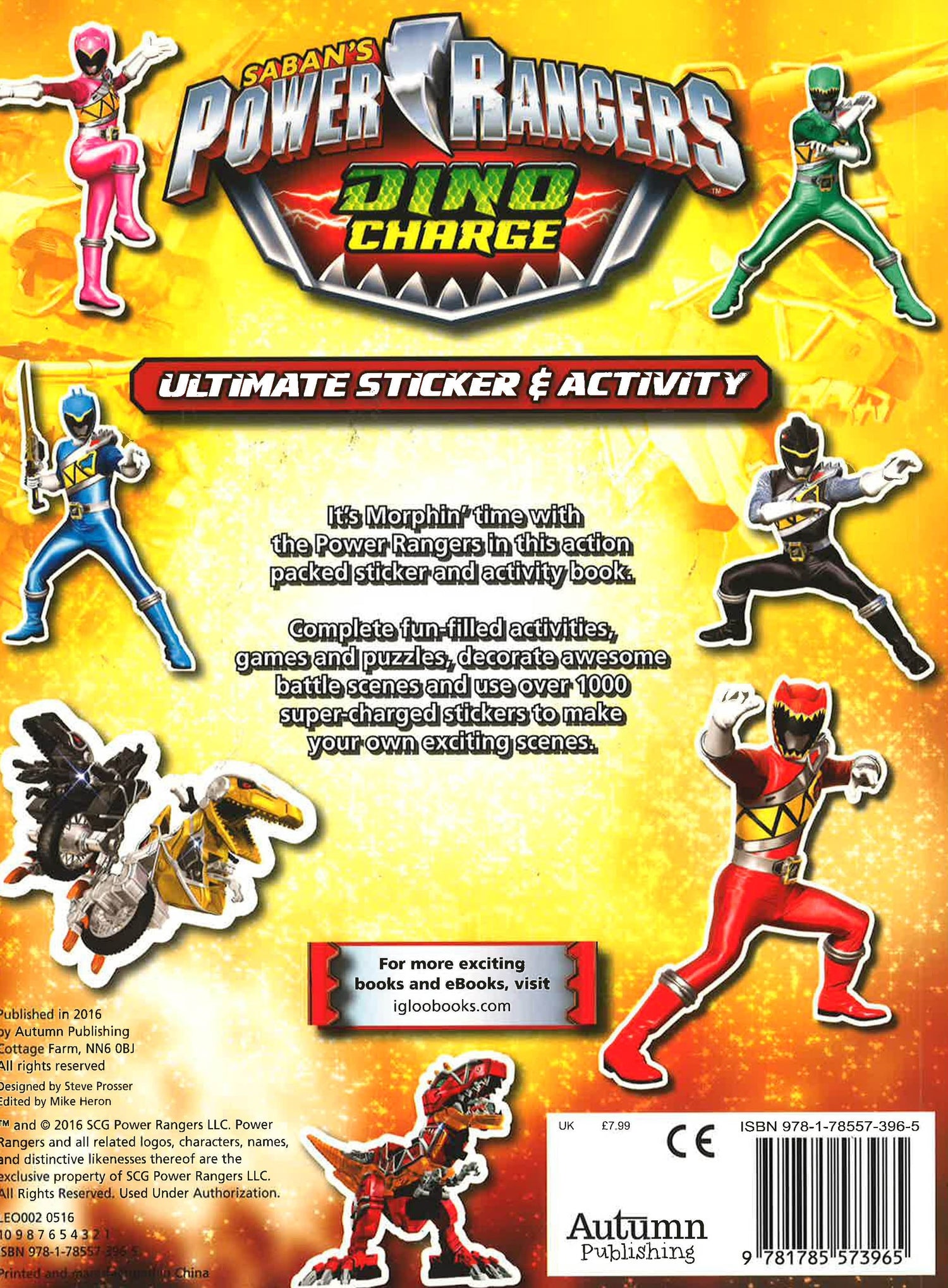 Power Rangers Ultimate Sticker & Activity – BookXcess