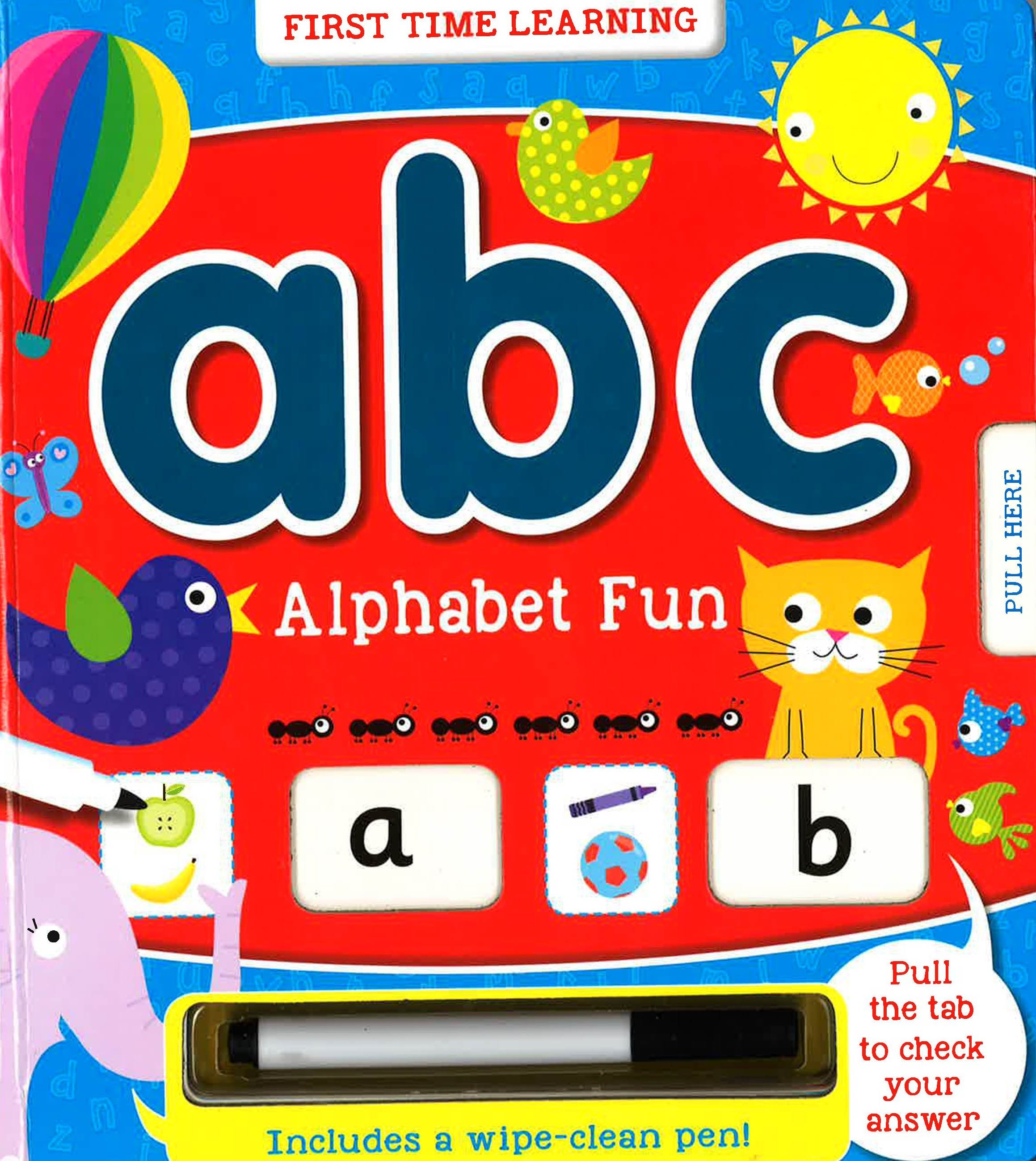 First Time Learning: Abc Alphabet Fun – BookXcess