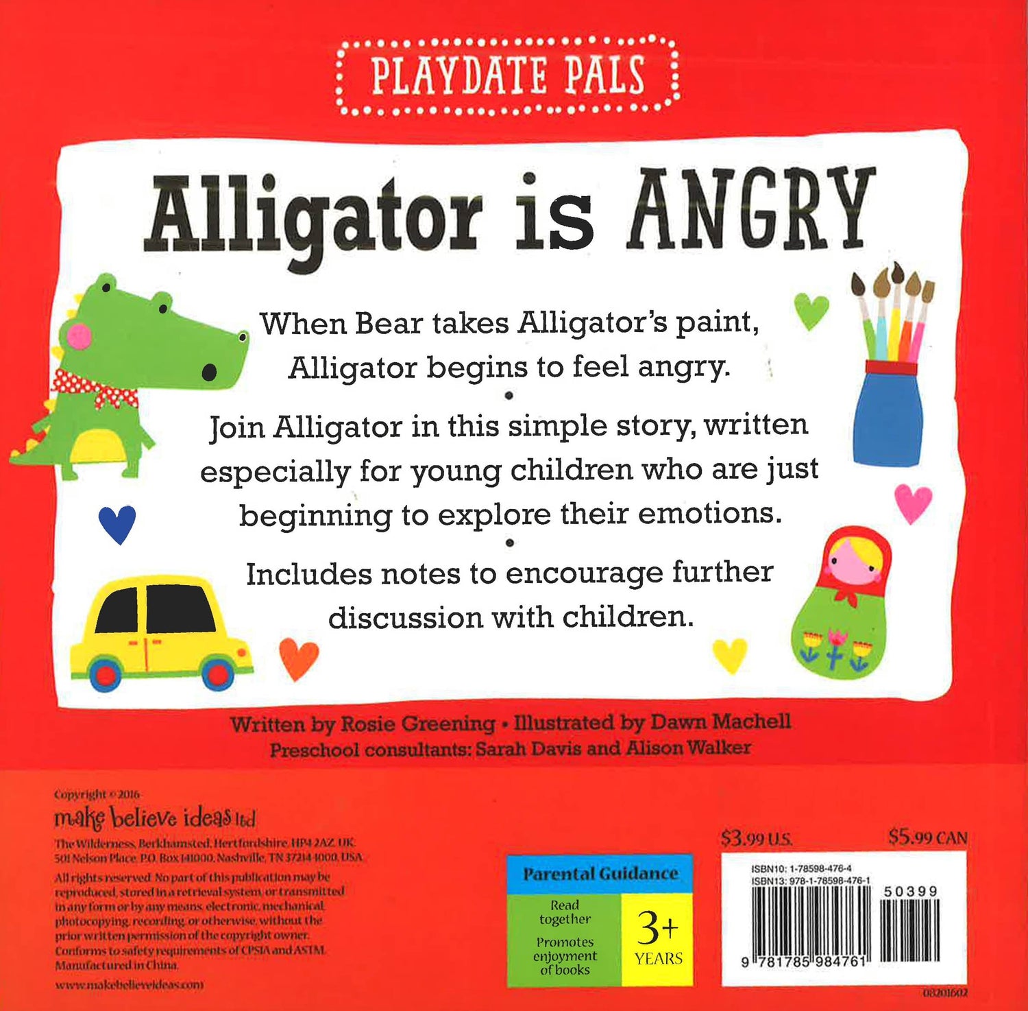 Alligator Is Angry (Playdate Pals) – BookXcess