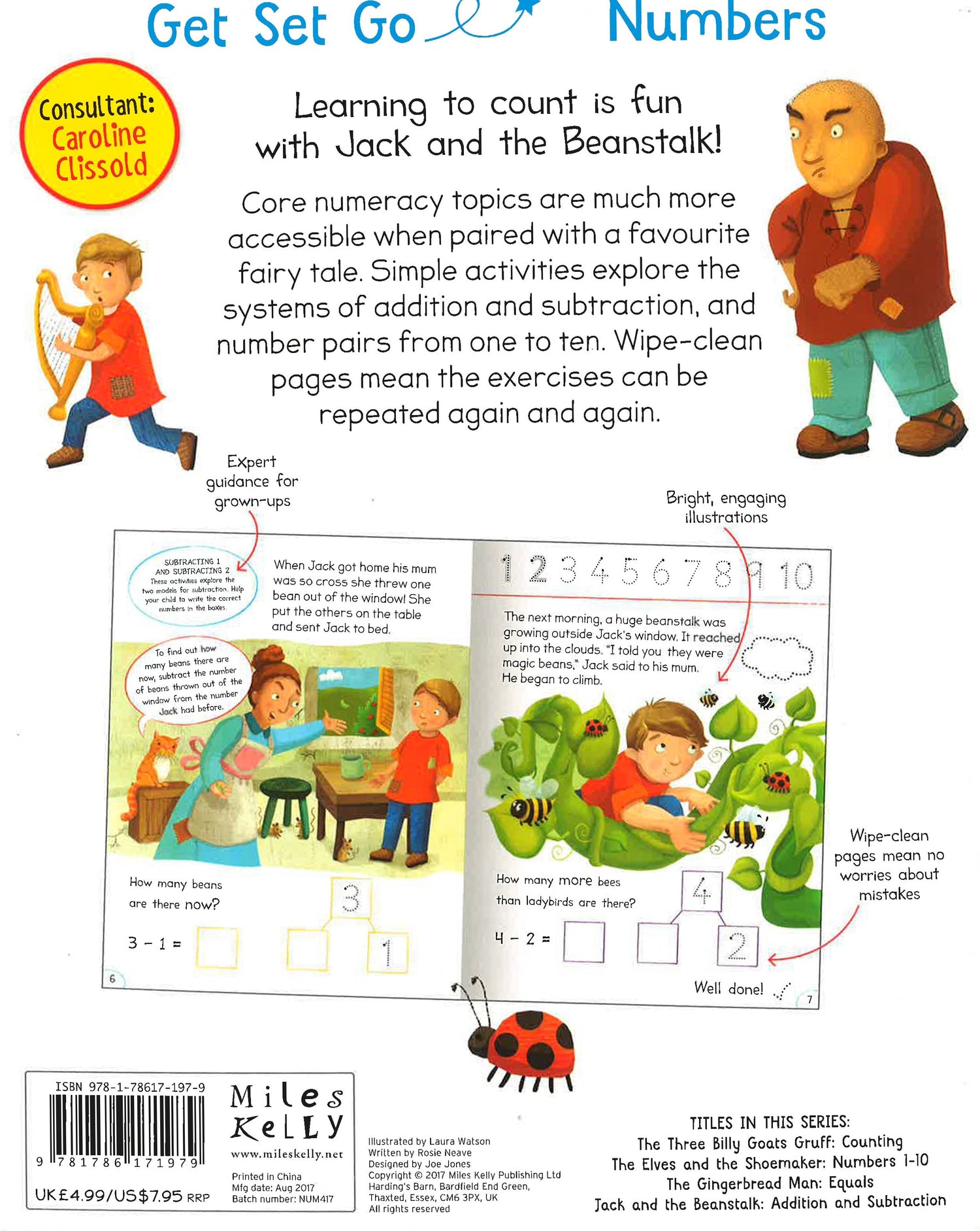 Jack And The Beanstalk: Addition And Subtraction (Get Set Go Numbers ...