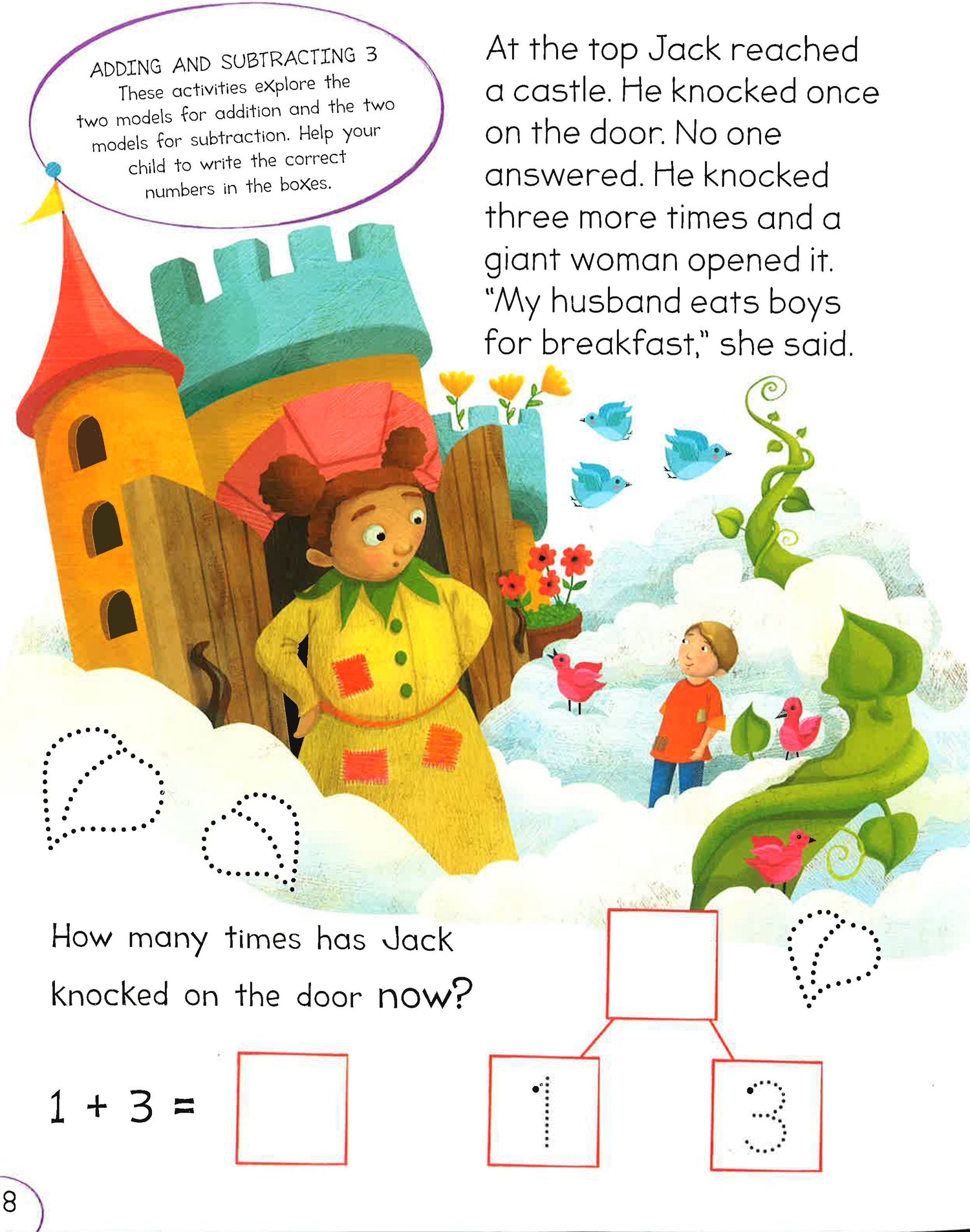 Jack And The Beanstalk: Addition And Subtraction (Get Set Go Numbers ...