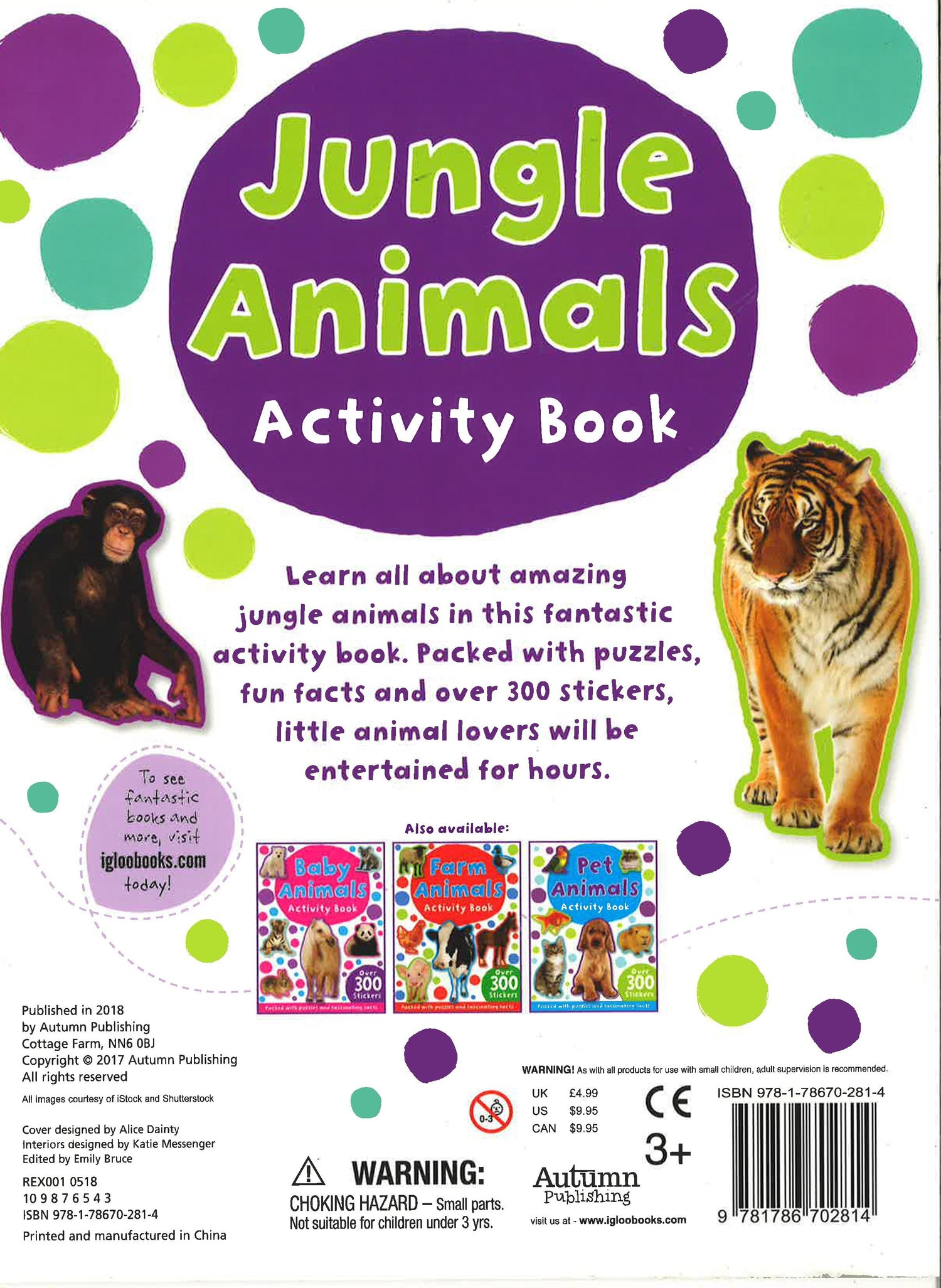 Jungle Animals Activity Book – BookXcess