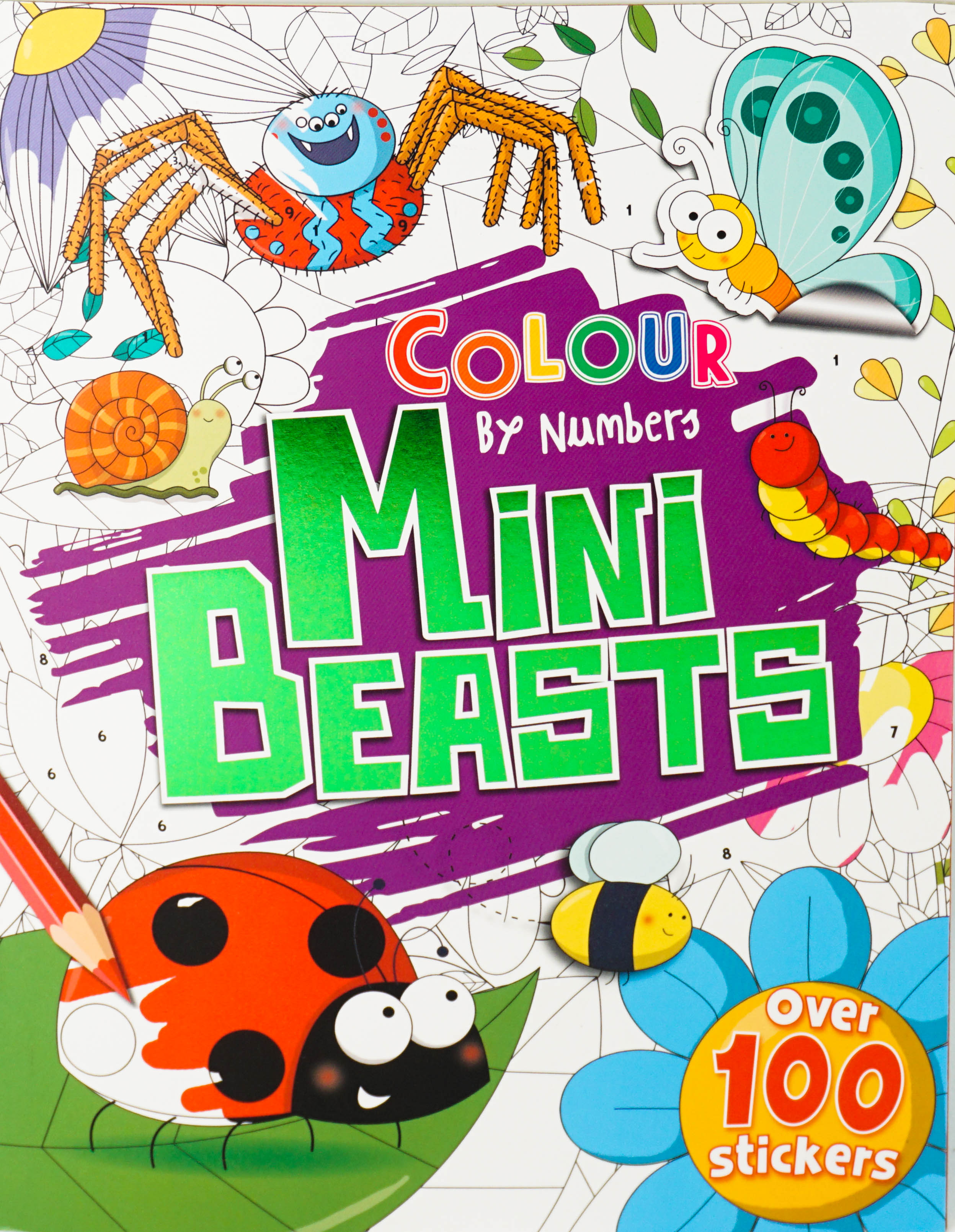 Colour By Number - Mini Beasts – BookXcess
