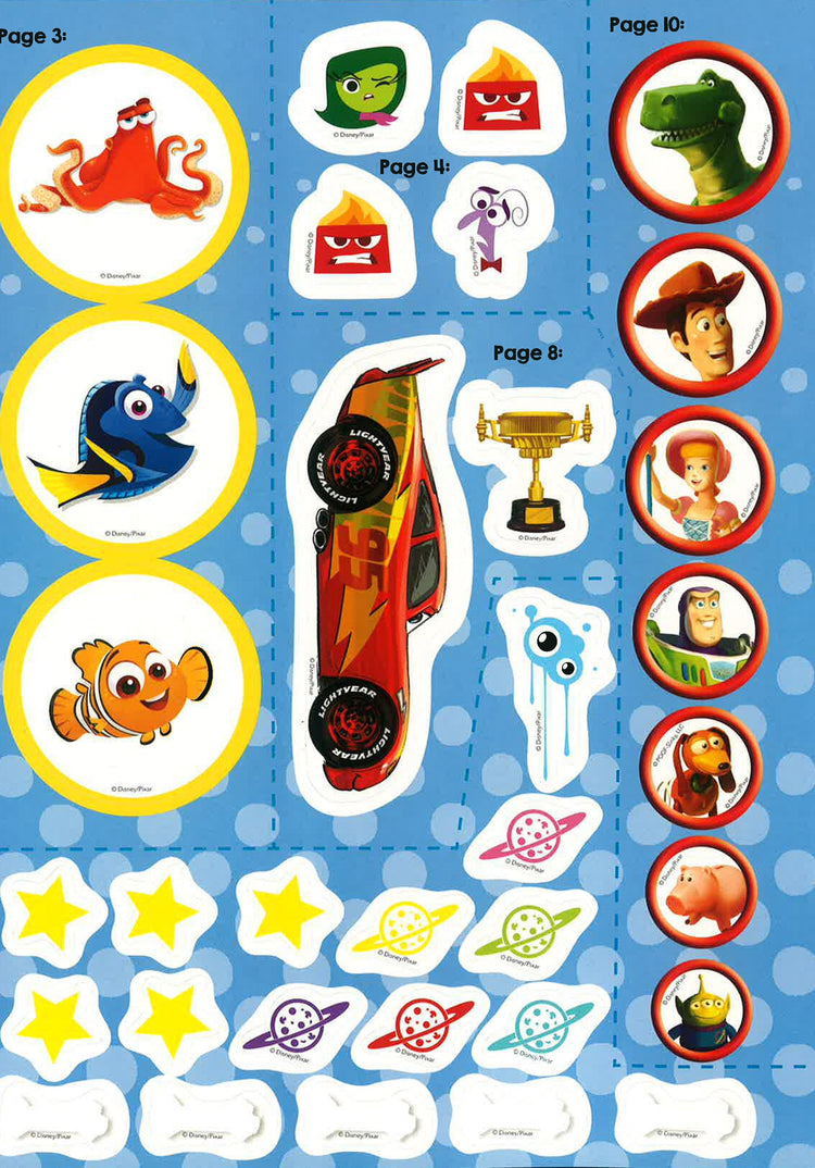 Disney Pixar: Sticker Play Adventure Activities – BookXcess