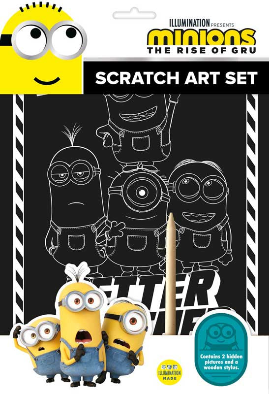 Minions Scratch Art Set – BookXcess